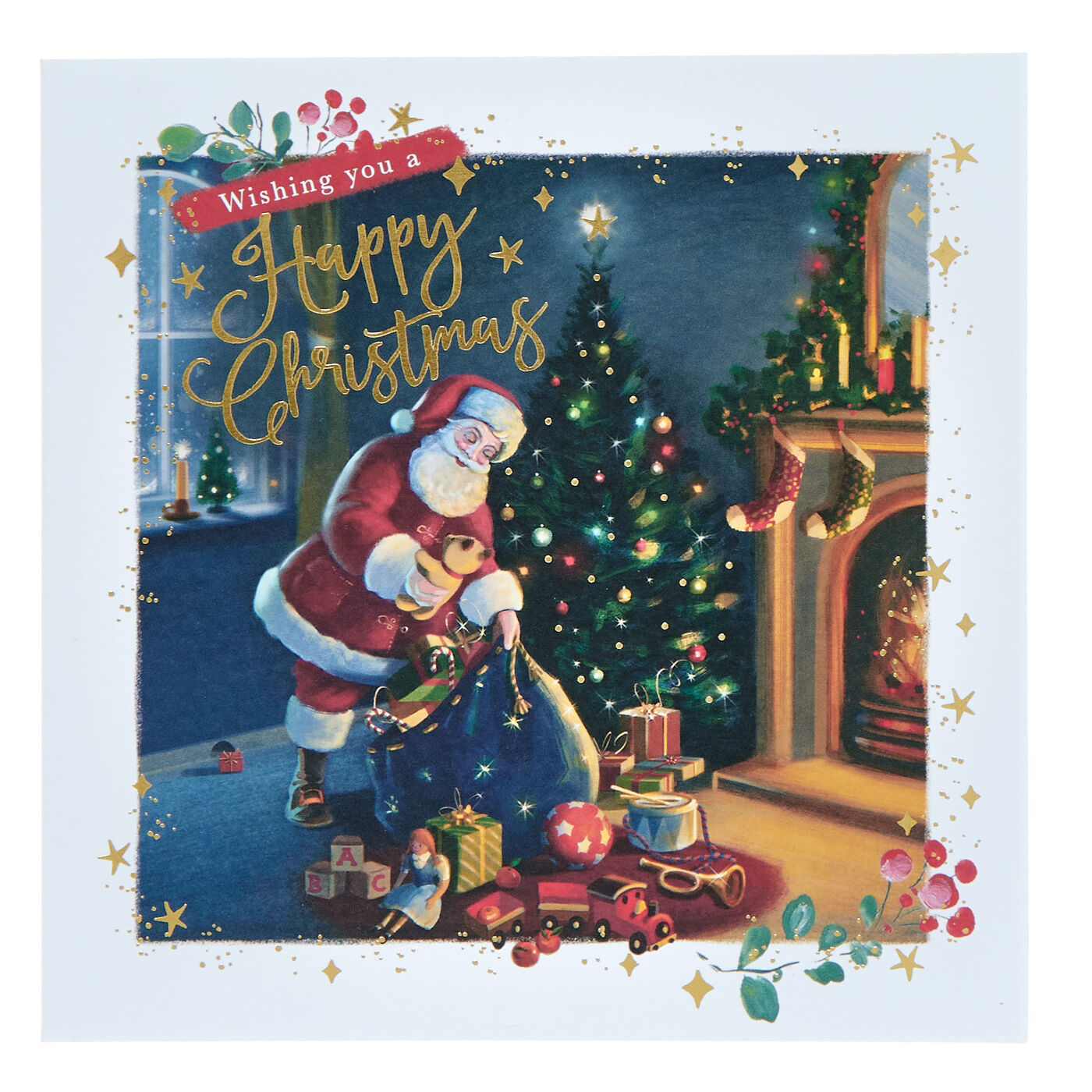 Buy 16 Charity Christmas Cards - Traditional Santa (2 Designs) for GBP ...