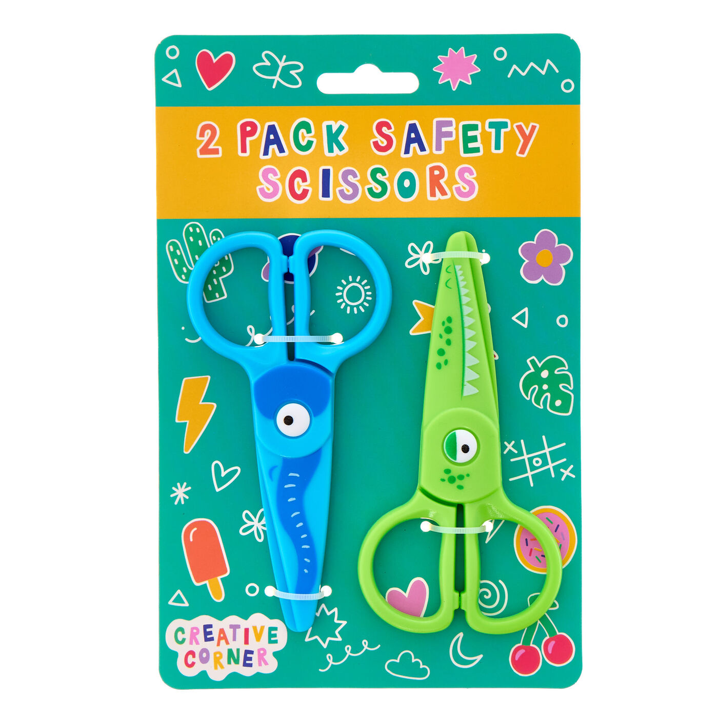 Buy Creative Corner Safety Scissors - Pack of 2 for GBP 1.99 | Card ...
