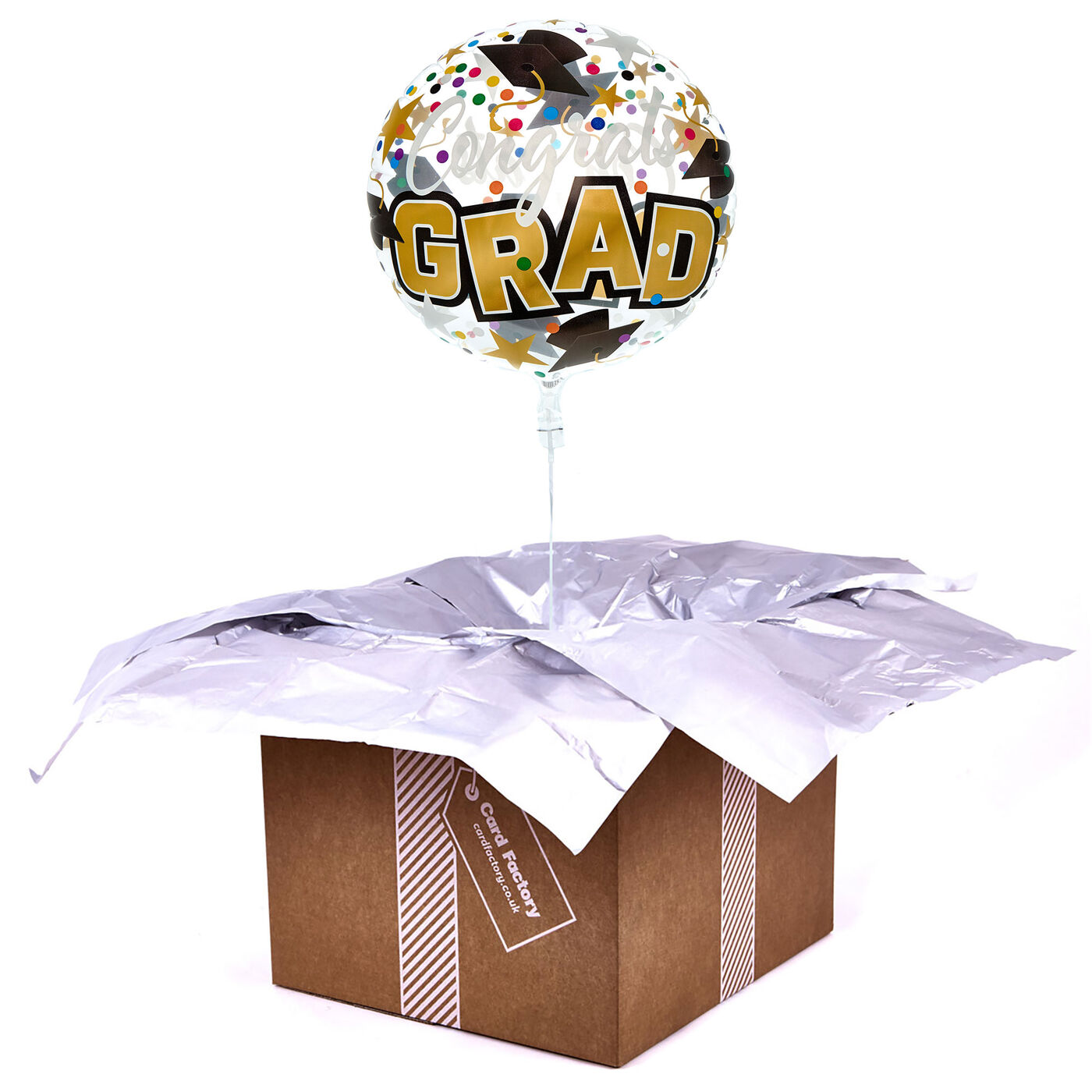 Buy 22-Inch Bubble Balloon - Congrats Grad - DELIVERED INFLATED! for ...