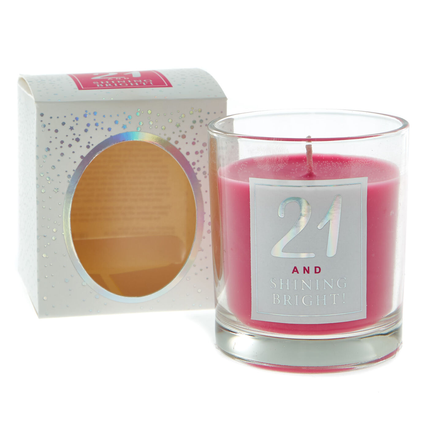 Buy 21 & Shining Bright Vanilla Scented Candle for GBP 2.99 | Card ...