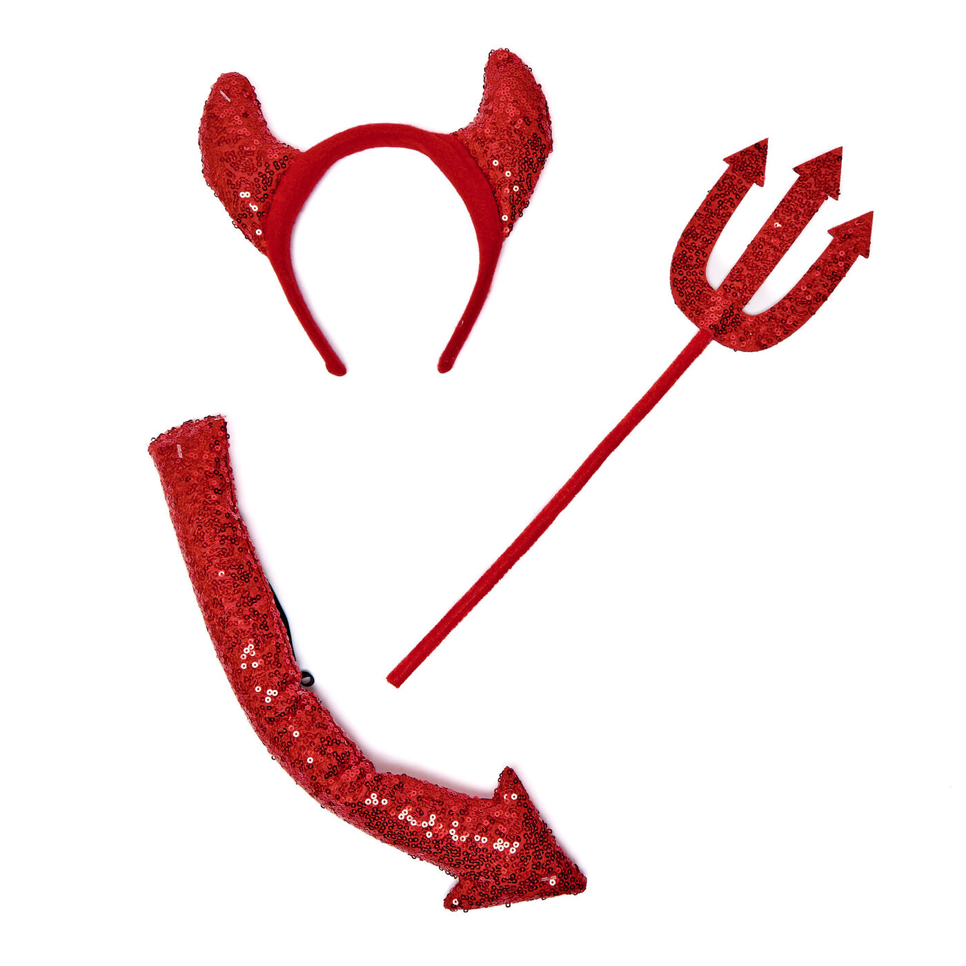 devil horns and fork