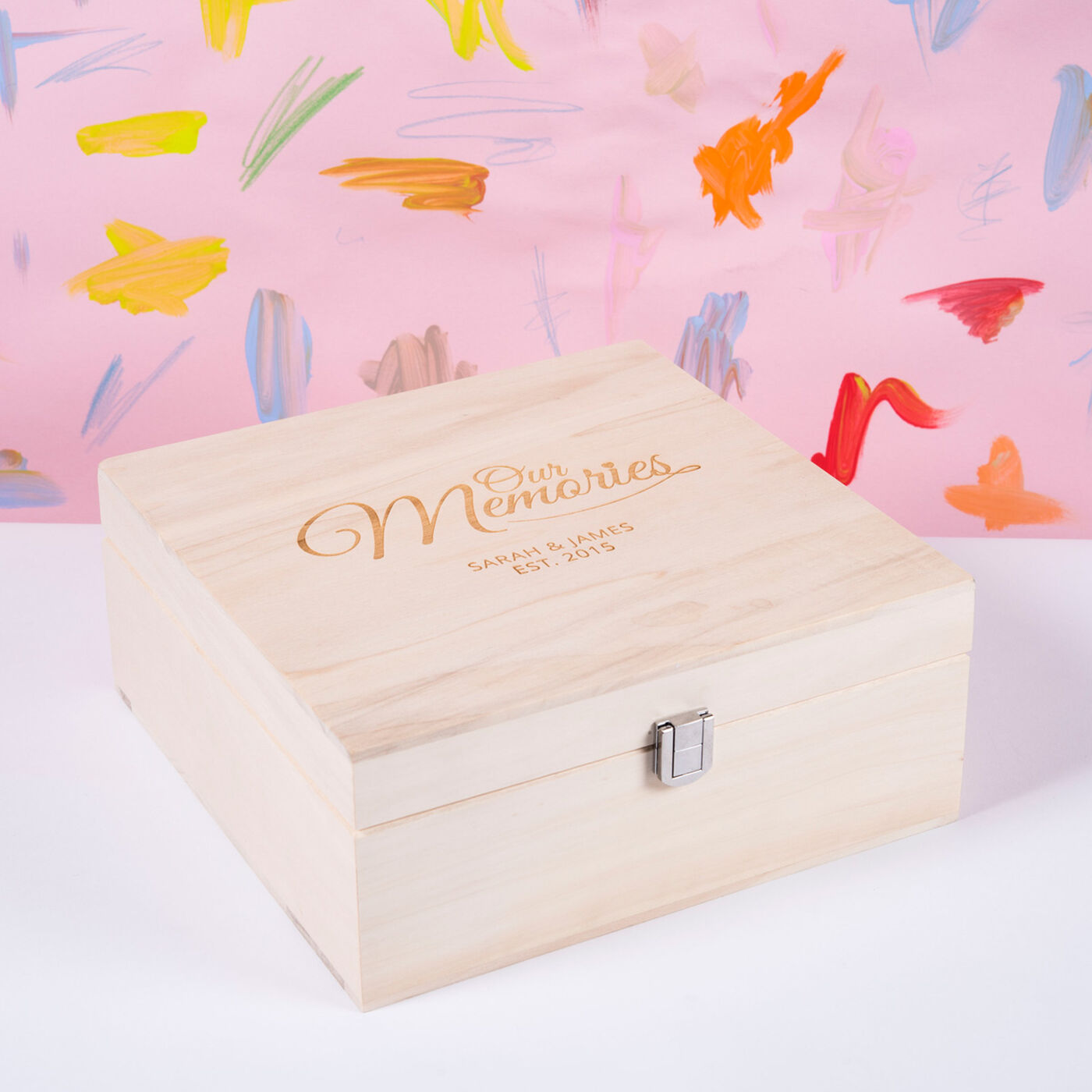 Buy Engraved Storage Box - Our Memories for GBP 23.99 | Card Factory UK