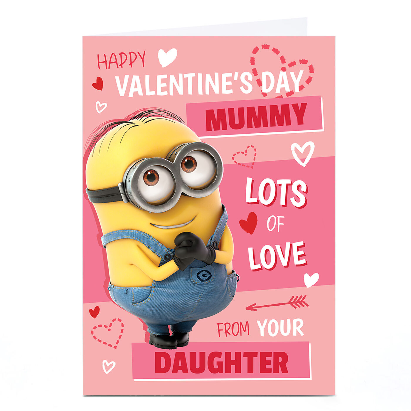 Buy Personalised Minions Valentine's Day Card - Mummy from Daughter for ...
