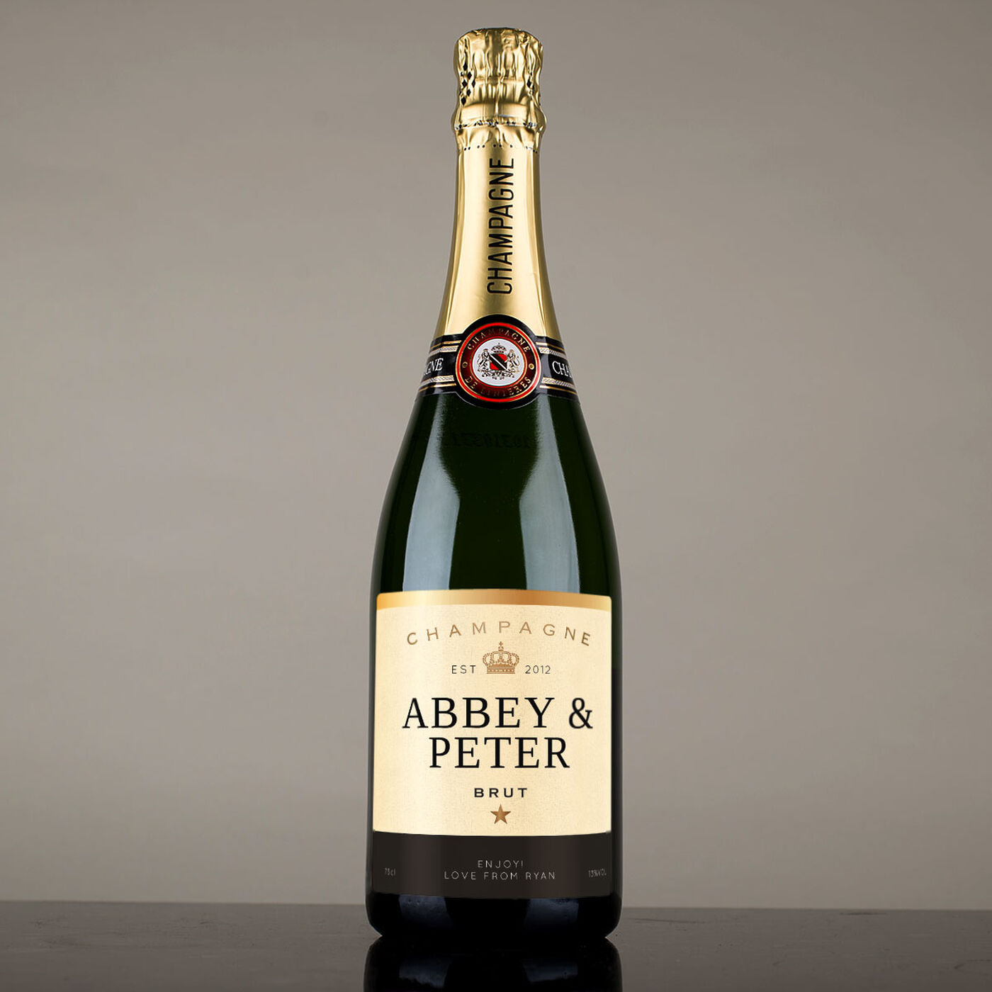 Buy Luxury Personalised Champagne - Classic Star for GBP 36.99 | Card ...