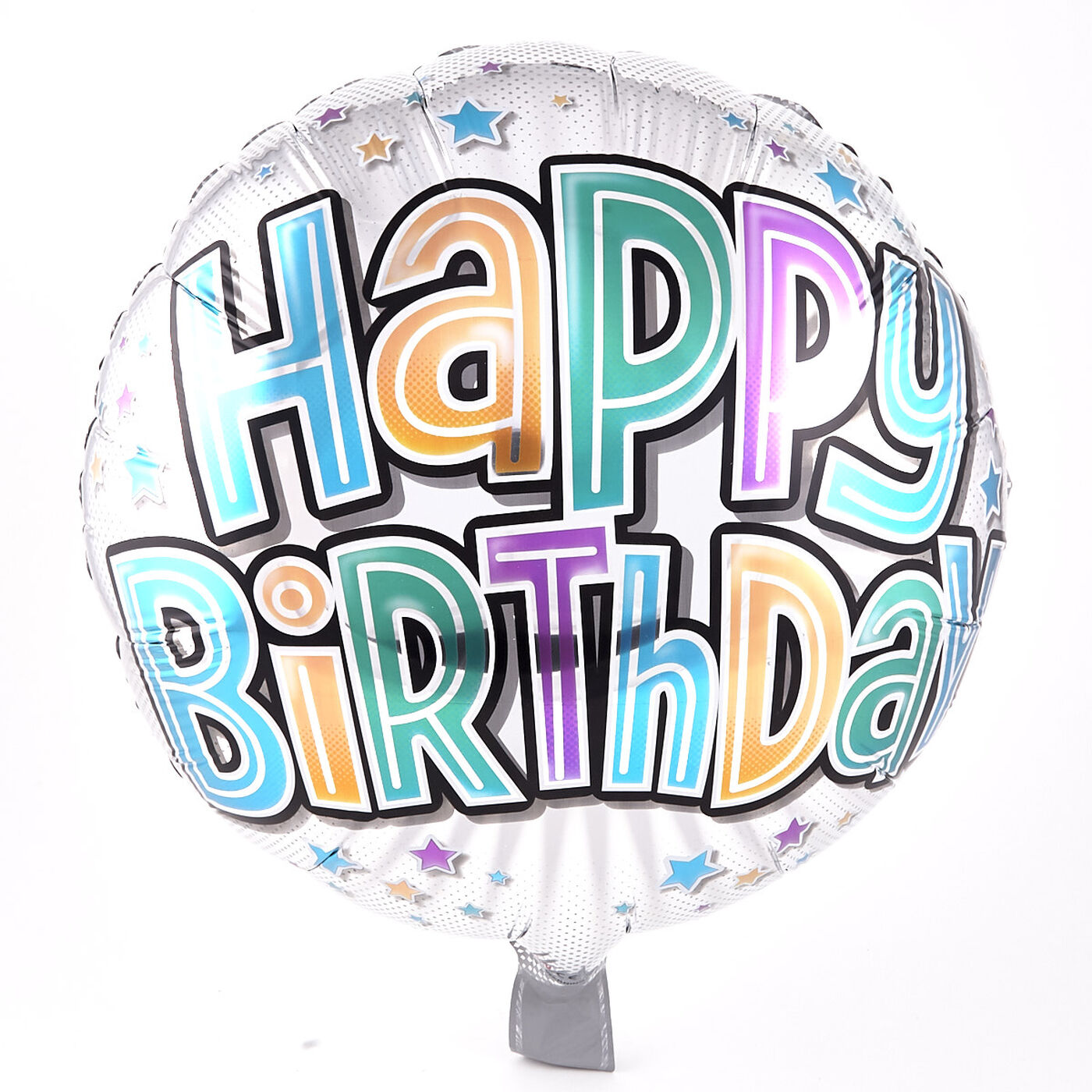 Buy Happy Birthday Silver Foil Helium Balloon for GBP 2.49 | Card ...