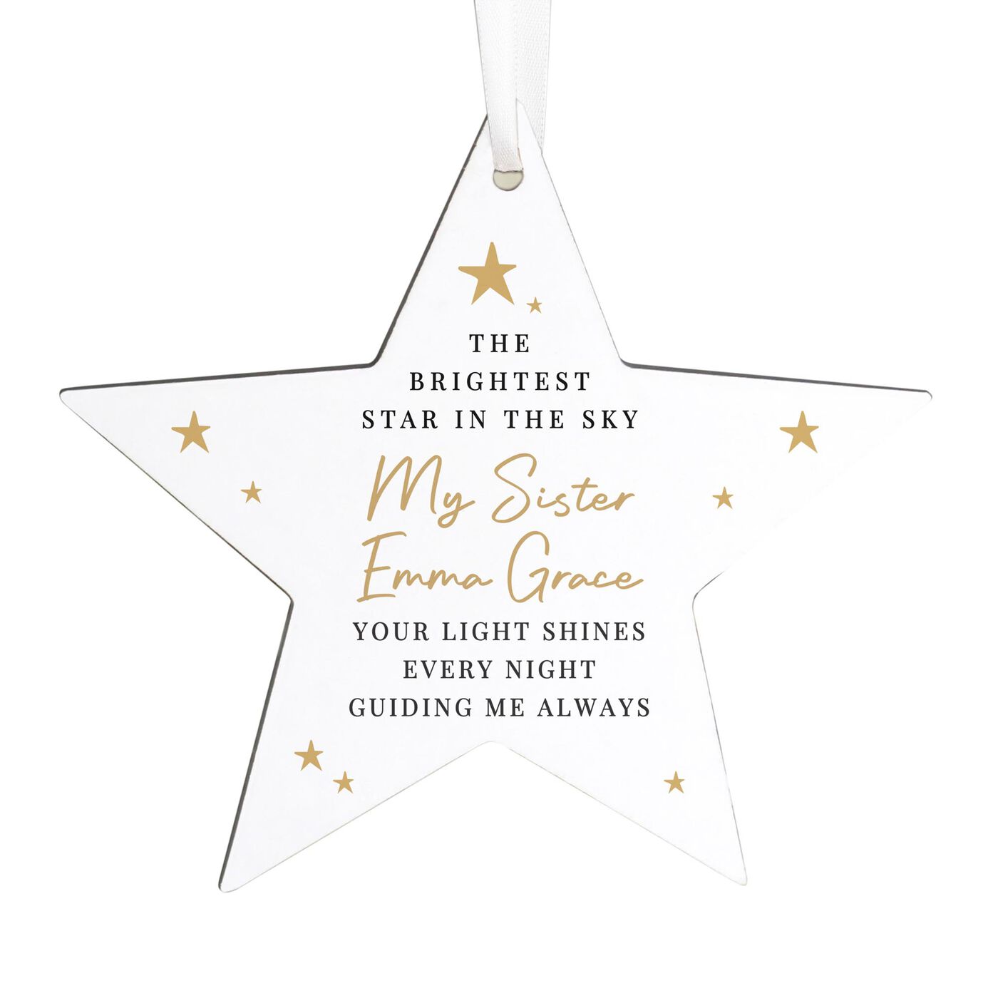 Buy Personalised Christmas Memorial Star Ornament for GBP 9.99 | Card ...