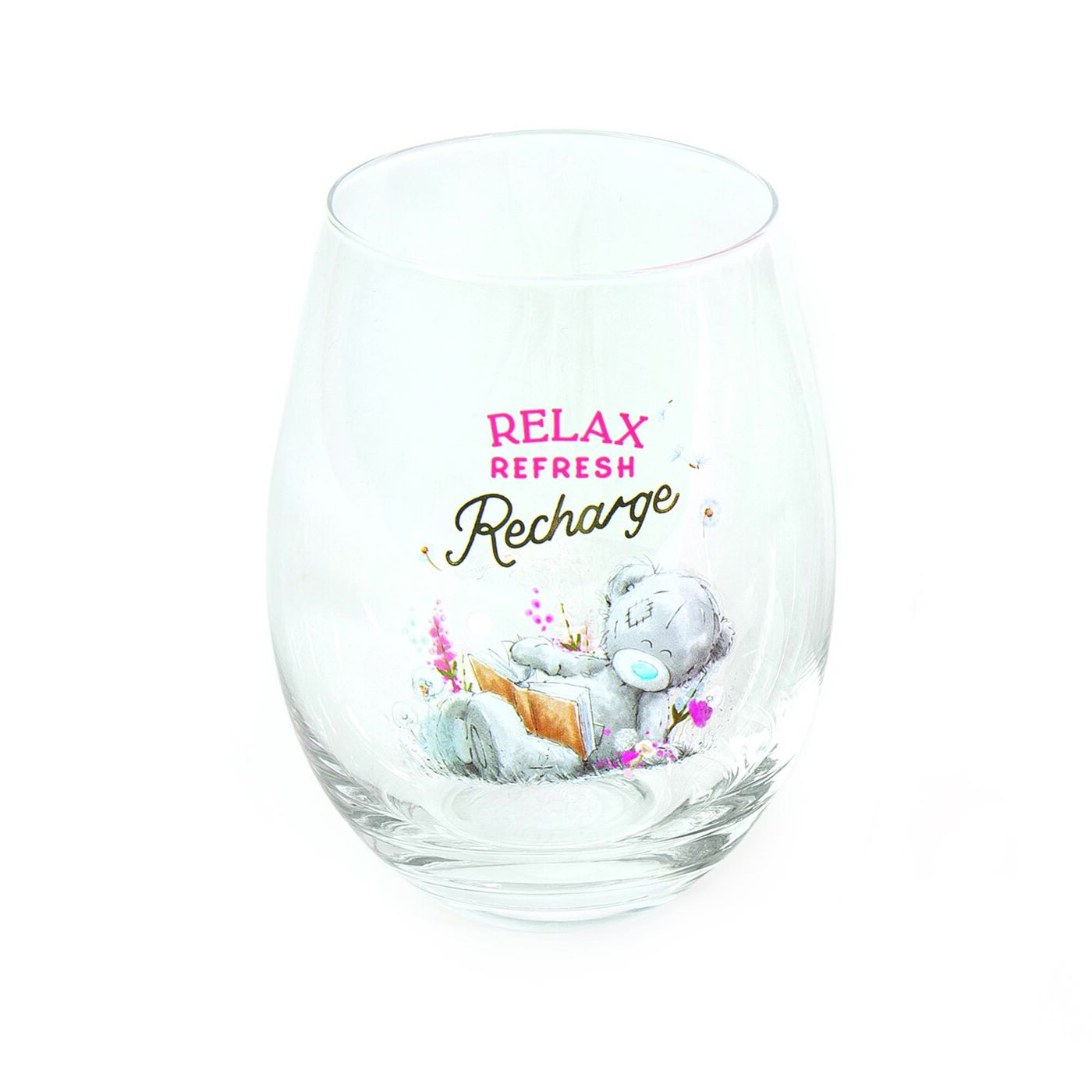 Buy Tatty Teddy Slippers, Stemless Glass & Coaster Gift Set for GBP 12. ...