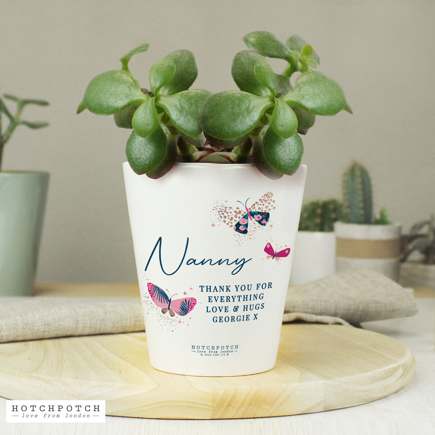 Buy Personalised Butterfly Plant Pot for GBP 15.49 | Card Factory UK