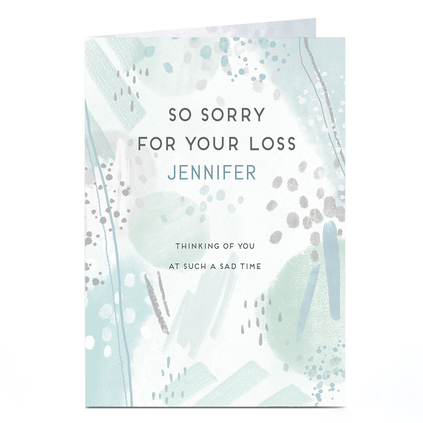 Buy Personalised Sympathy Card - At This Sad Time for GBP 2.99 | Card ...