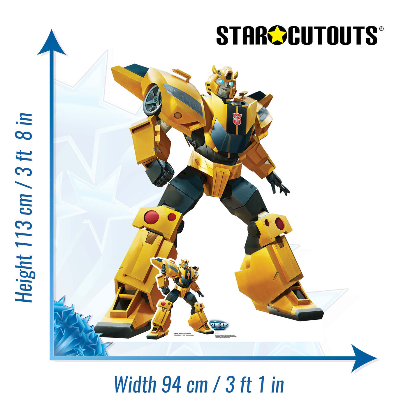 Buy Bumblebee Transformers Cardboard Cutout for GBP 29.99 | Card Factory UK