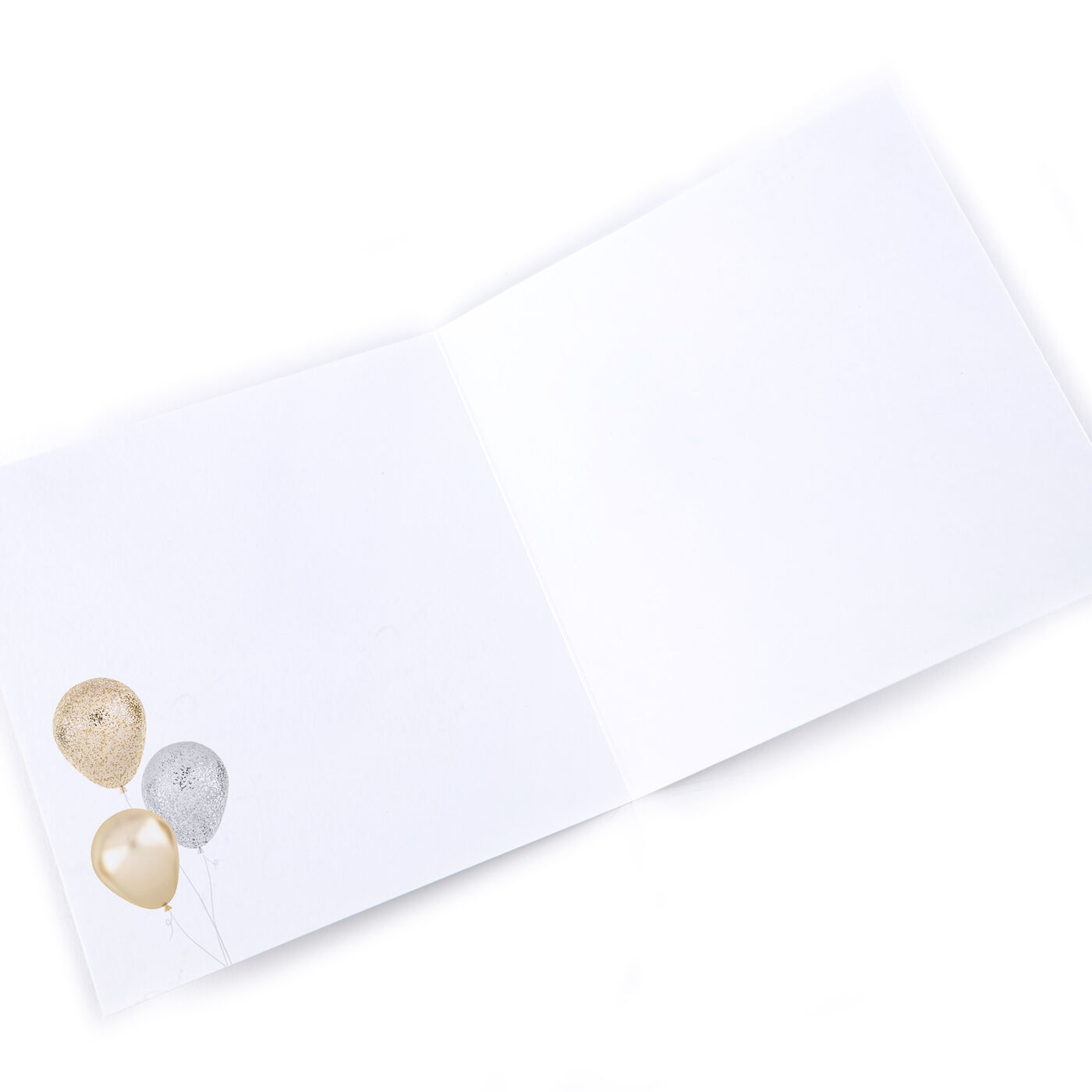 Buy Personalised Congratulations Card - Gold & Silver Balloons for GBP ...