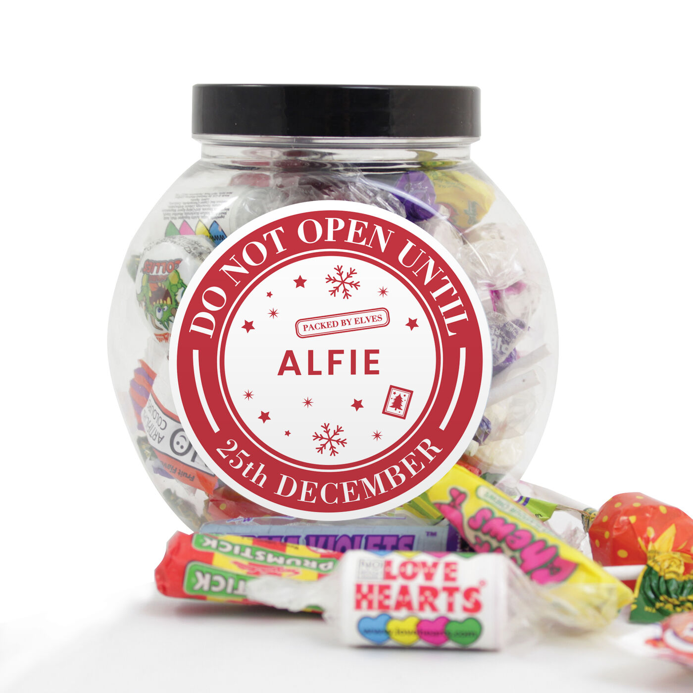 Buy Personalised Christmas Sweet Jar for GBP 9.99 | Card Factory UK