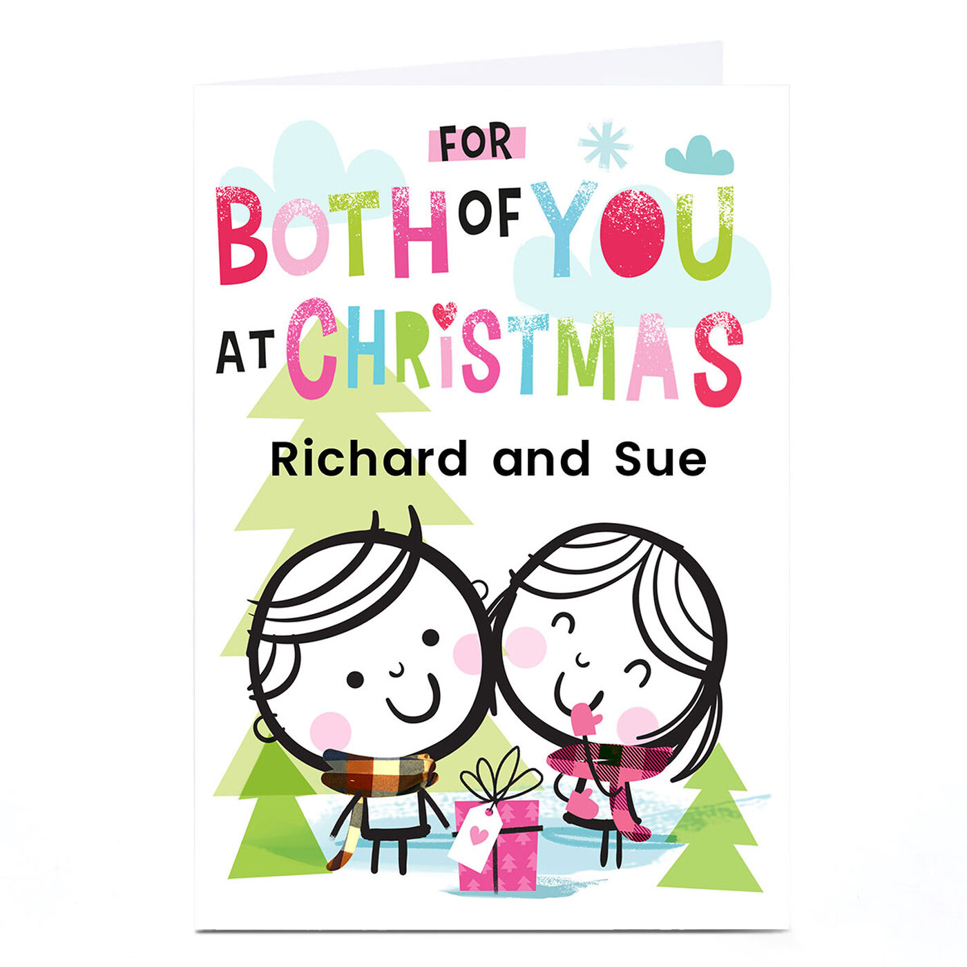 Buy Personalised Hello Munki Christmas Card - Both Of You for GBP 2.99 ...