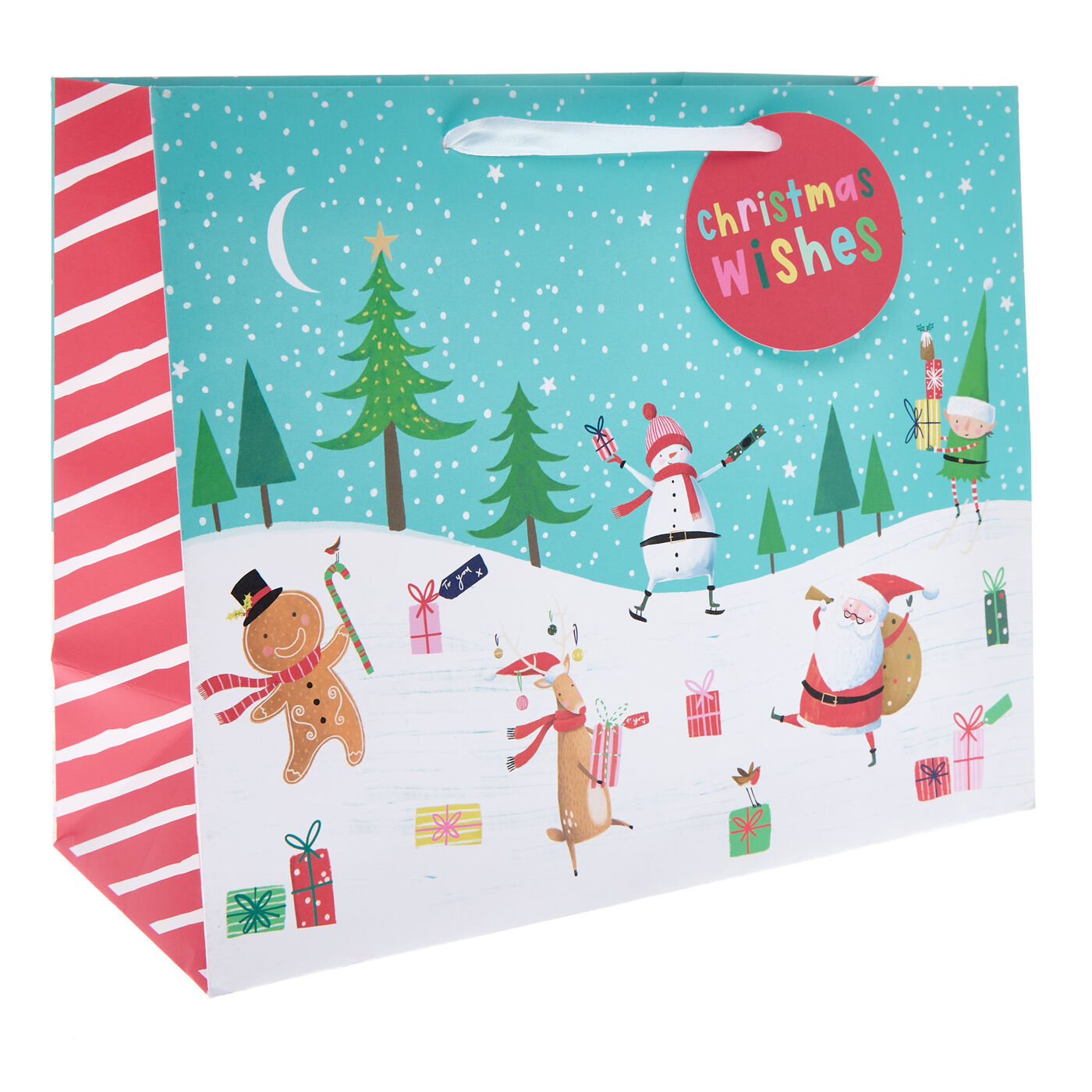 Buy Festive Characters Large Landscape Christmas Gift Bag for GBP 1.49 ...
