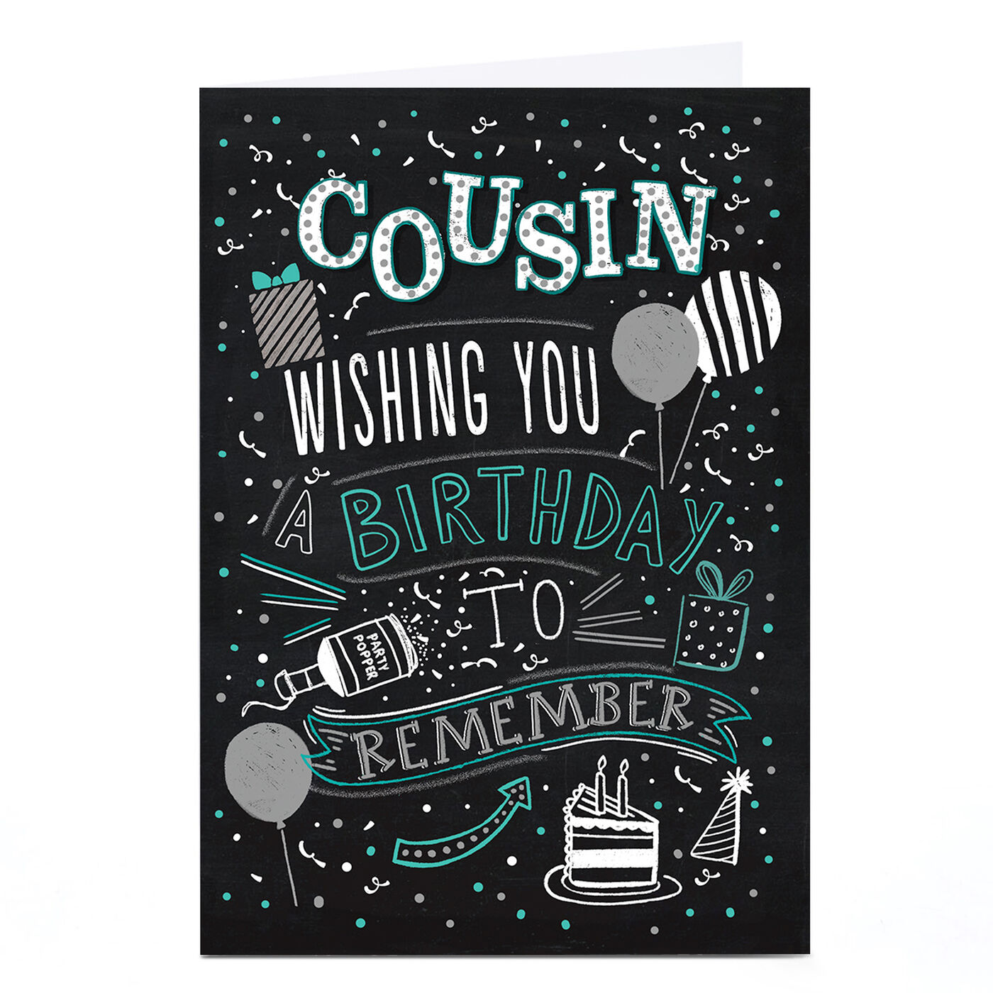 Buy Personalised Birthday Card - Wishing You a Birthday to Remember ...