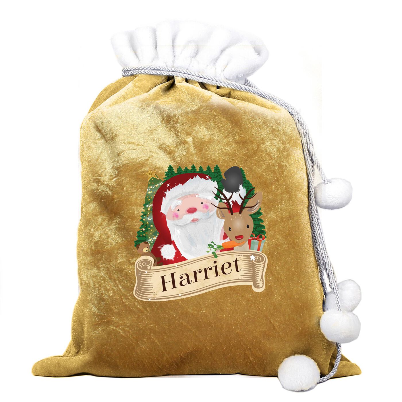 Buy Personalised Christmas Santa Gold Sack for GBP 16.99 | Card Factory UK