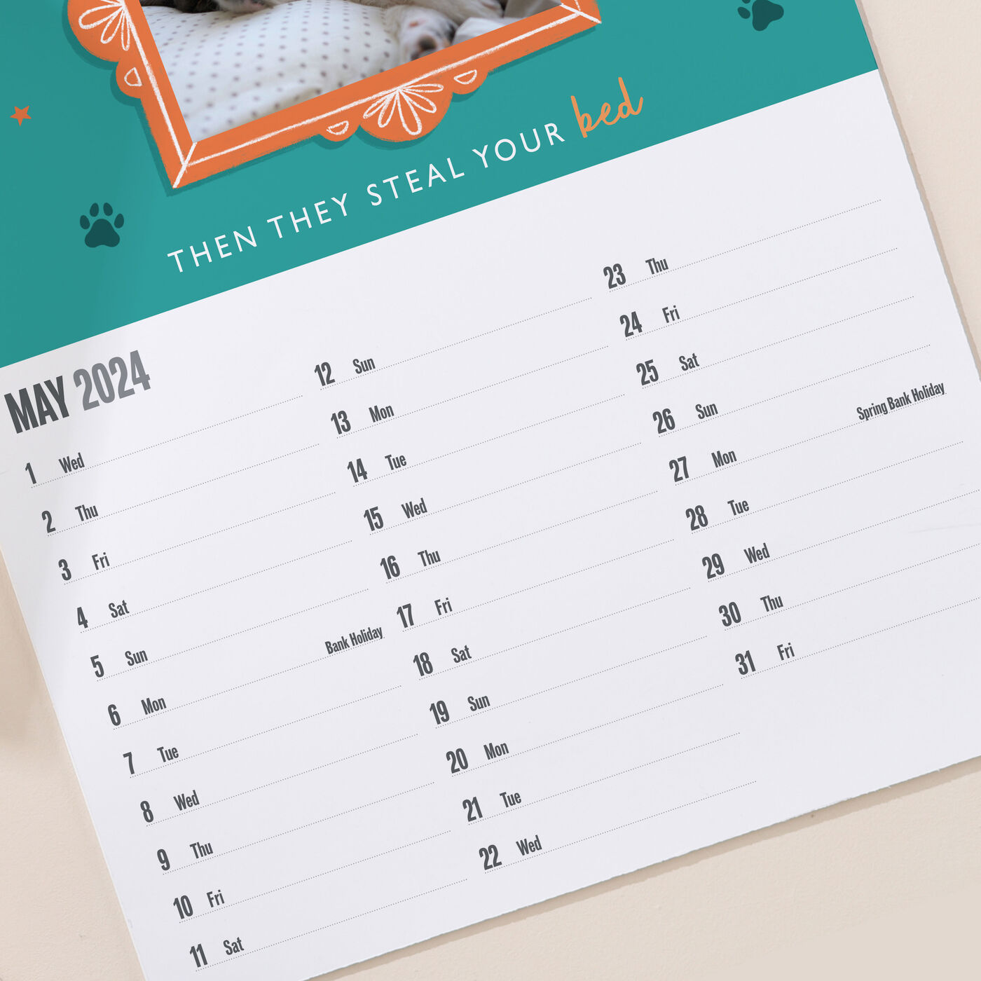 Buy Photo Upload Dogs Calendar for GBP 15.99 | Card Factory UK