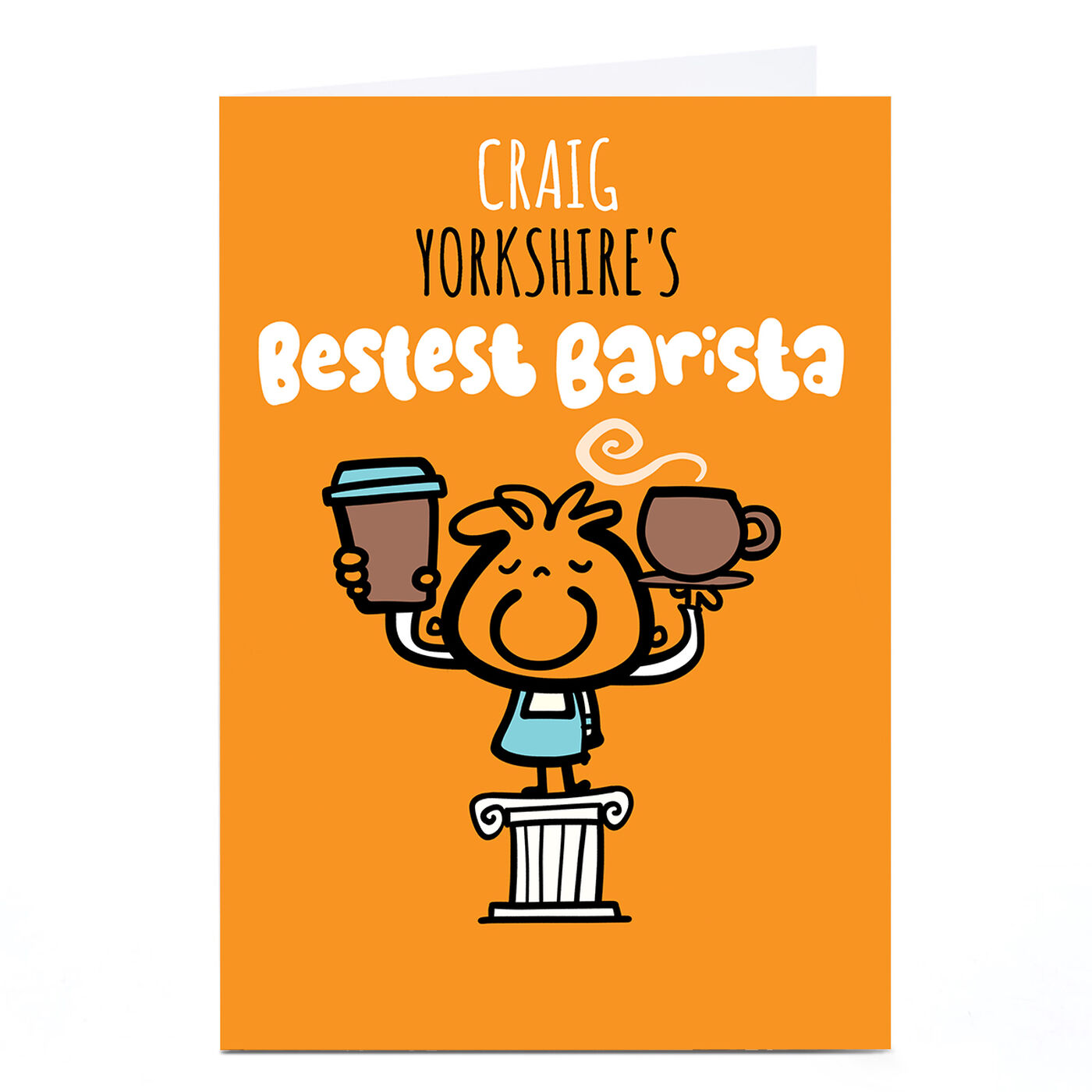 Buy Personalised Fruitloops Card - Bestest Barista for GBP 2.99 | Card ...