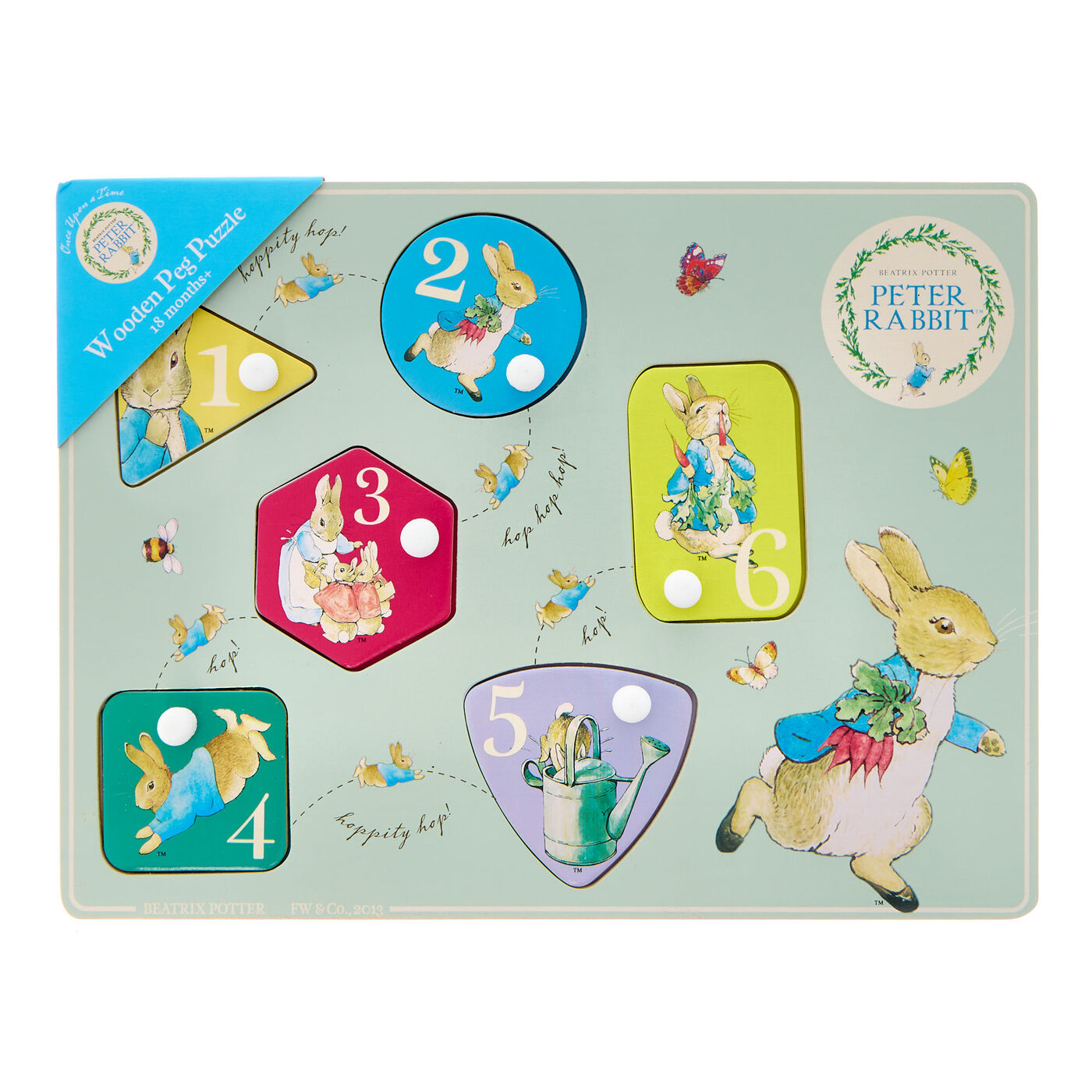 Buy Peter Rabbit Wooden Peg Puzzle for GBP 9.99 | Card Factory UK