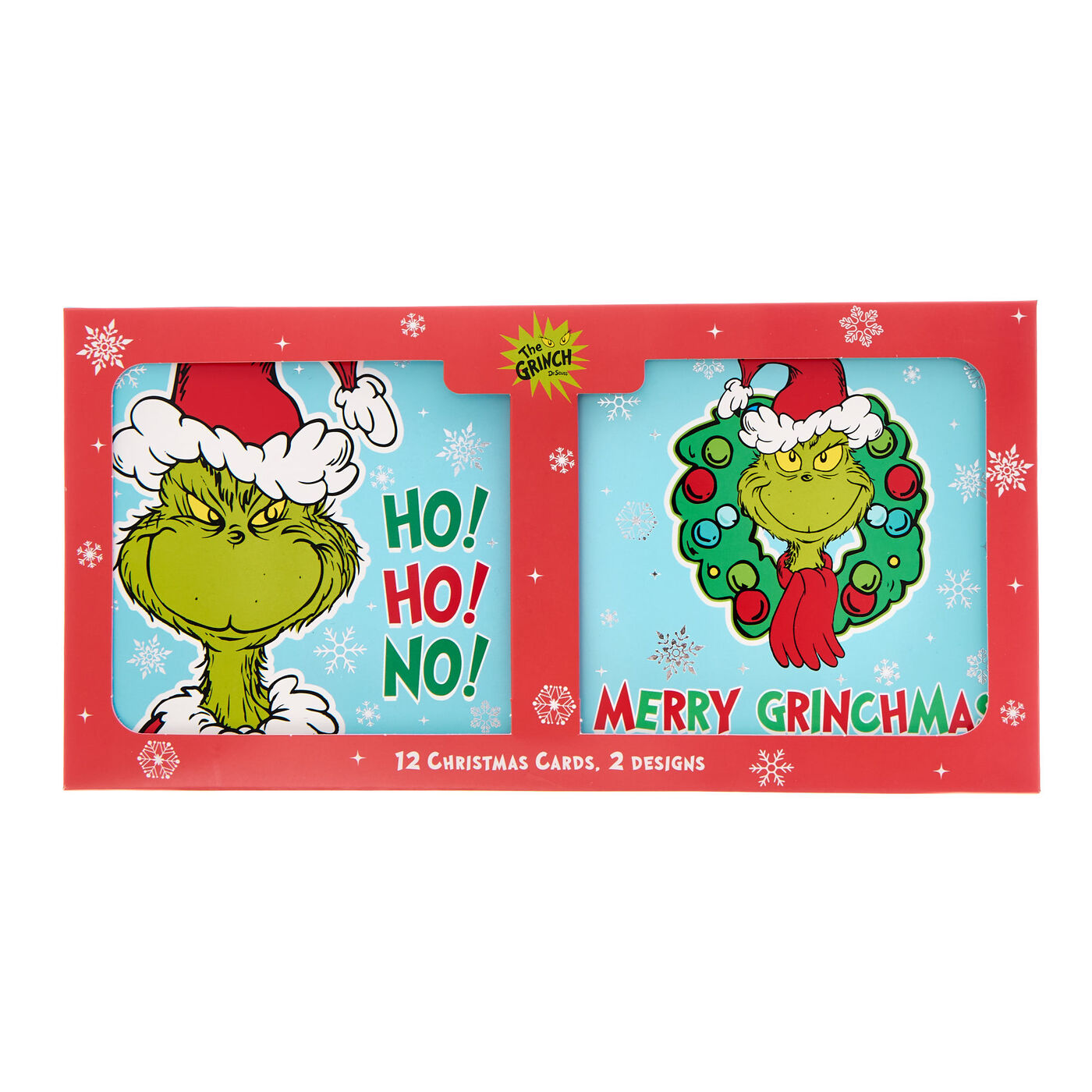 Buy The Grinch Christmas Cards - Pack of 12 (2 Designs) for GBP 2.99 ...
