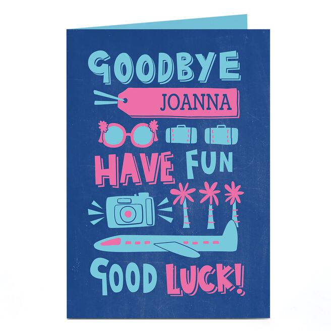 Leaving Cards, Personalised Sorry You're Leaving & Goodbye Cards UK ...