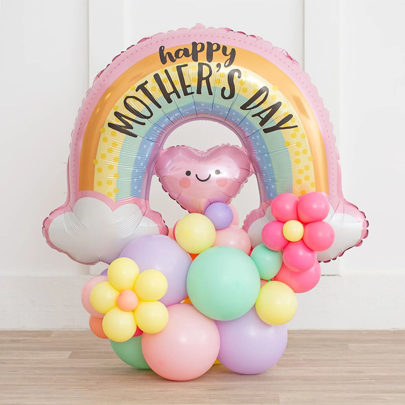 Buy Pastel Rainbow Mothers Day Bubble Stack - Delivered Inflated! for ...
