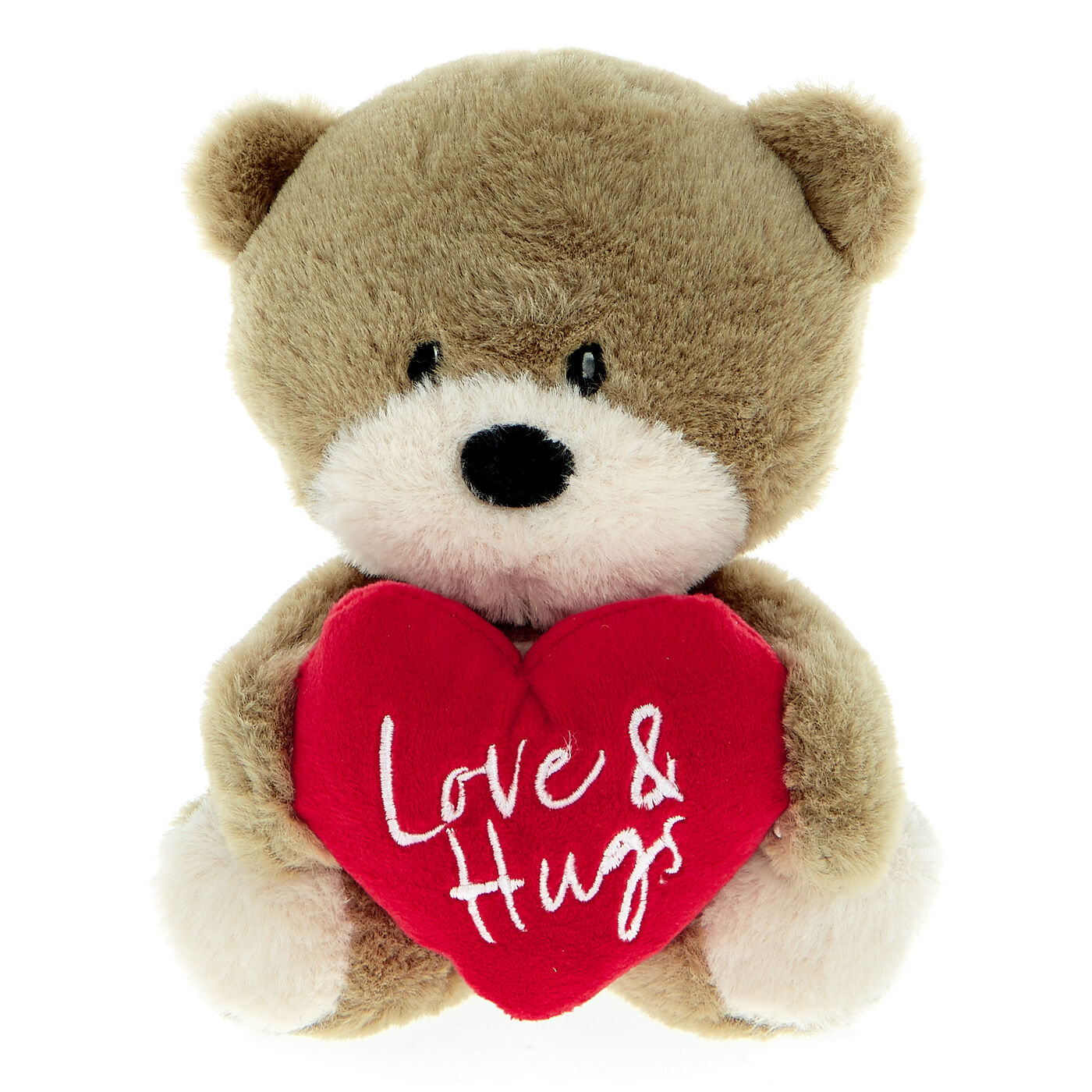 Buy Hugs Bear & Love Heart Soft Toy for GBP 4.99 | Card Factory UK