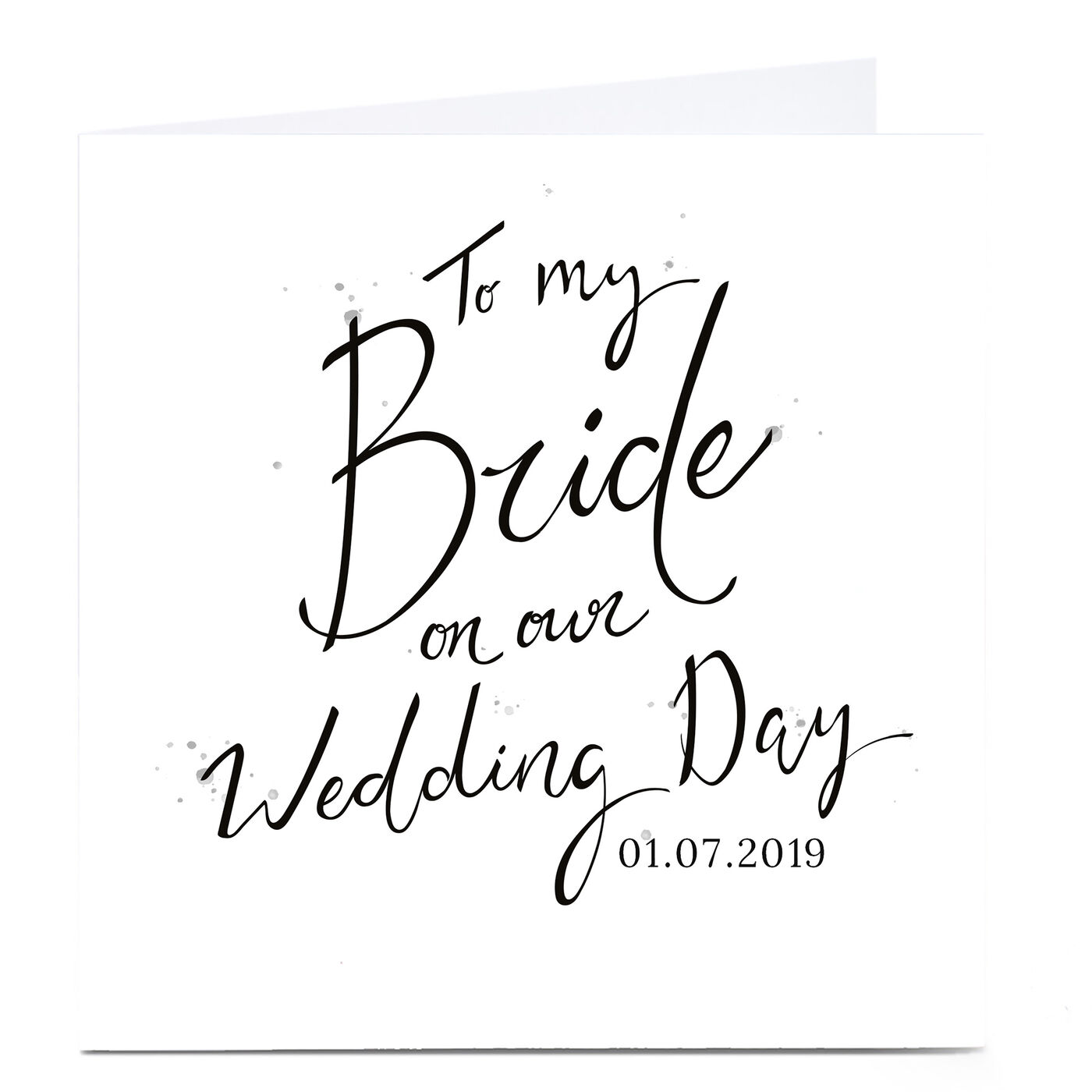 Buy Personalised Wedding Card - My Bride for GBP 2.99 | Card Factory UK