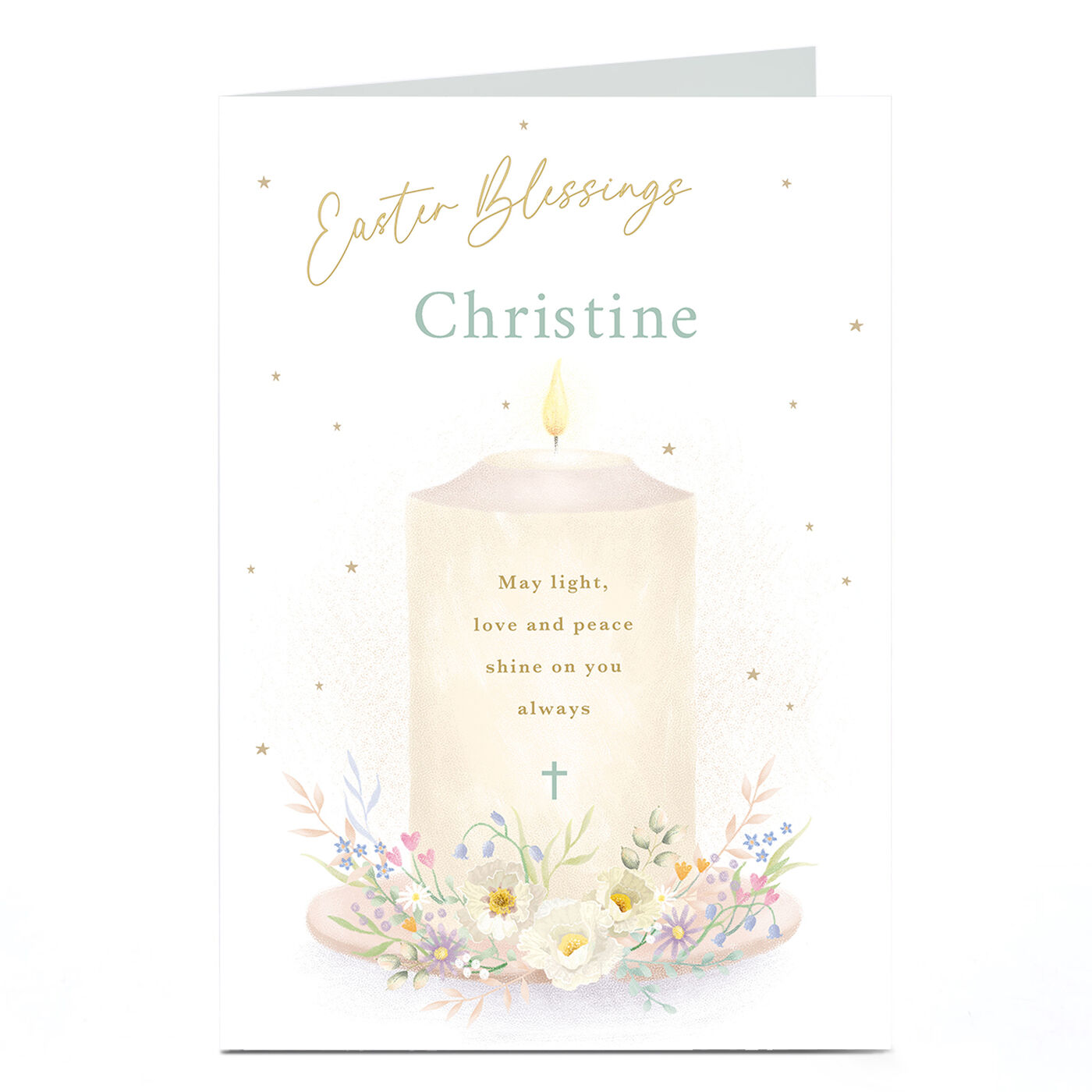 Buy Personalised Easter Card - Light Love and Peace for GBP 2.99 | Card ...