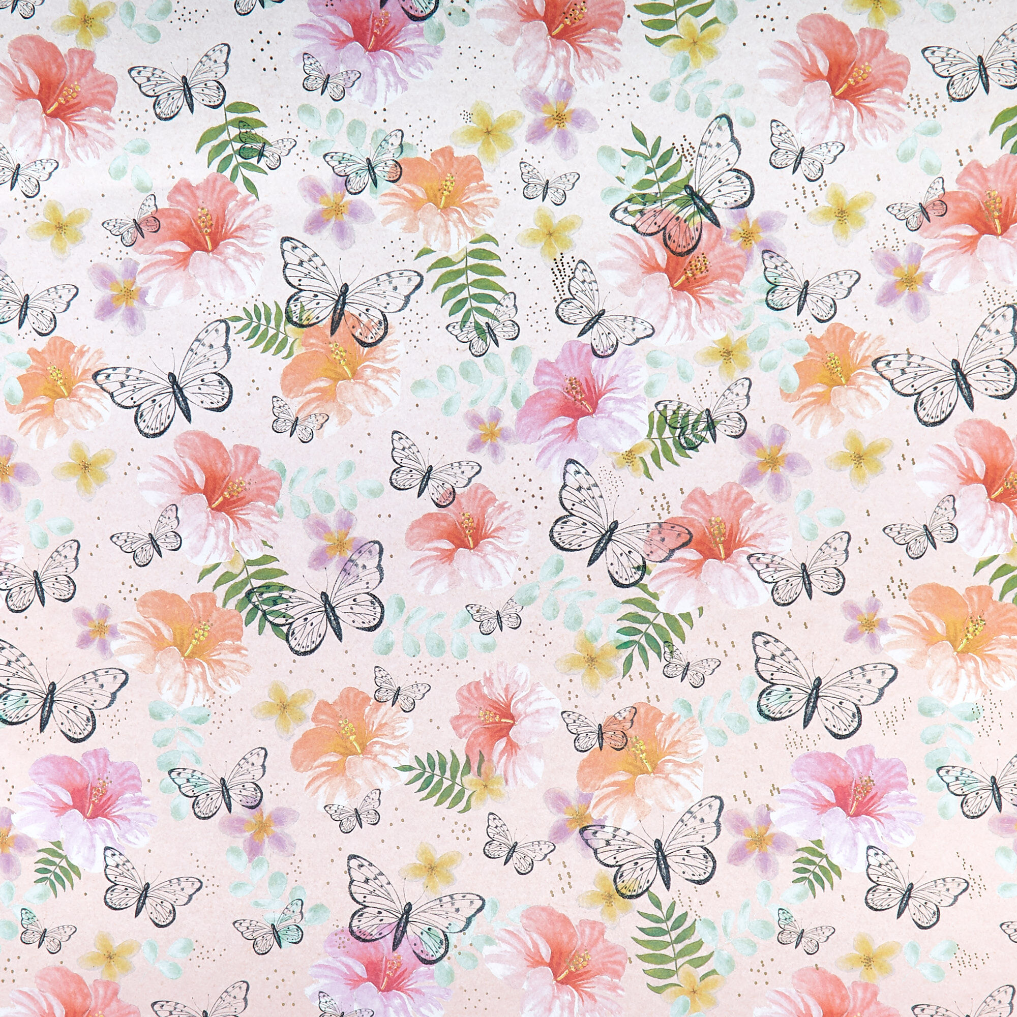 Buy Butterfly Wrapping Paper 1 Sheet for GBP 0.59 Card Factory UK