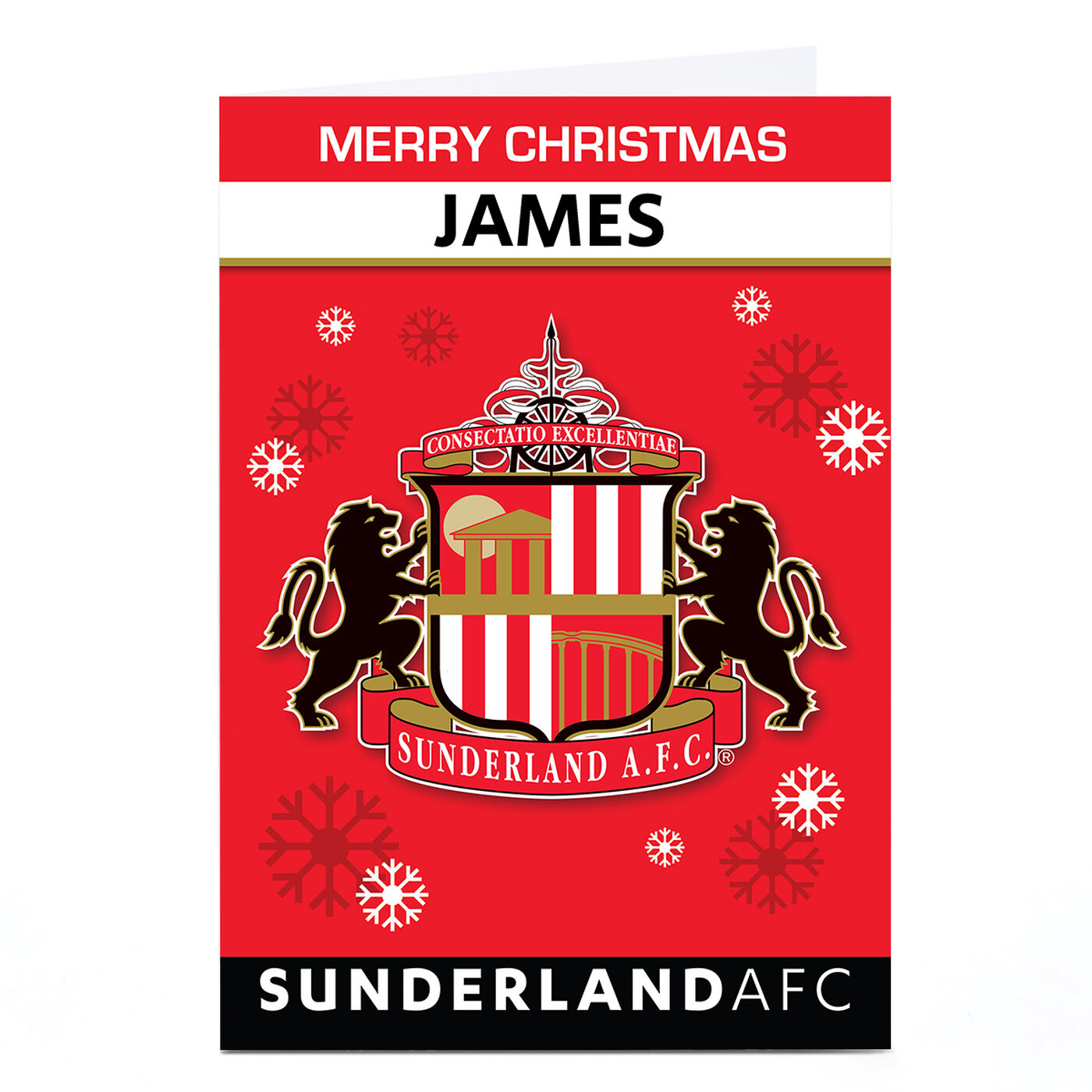 Buy Personalised Sunderland AFC Christmas Card for GBP 2.99 | Card ...