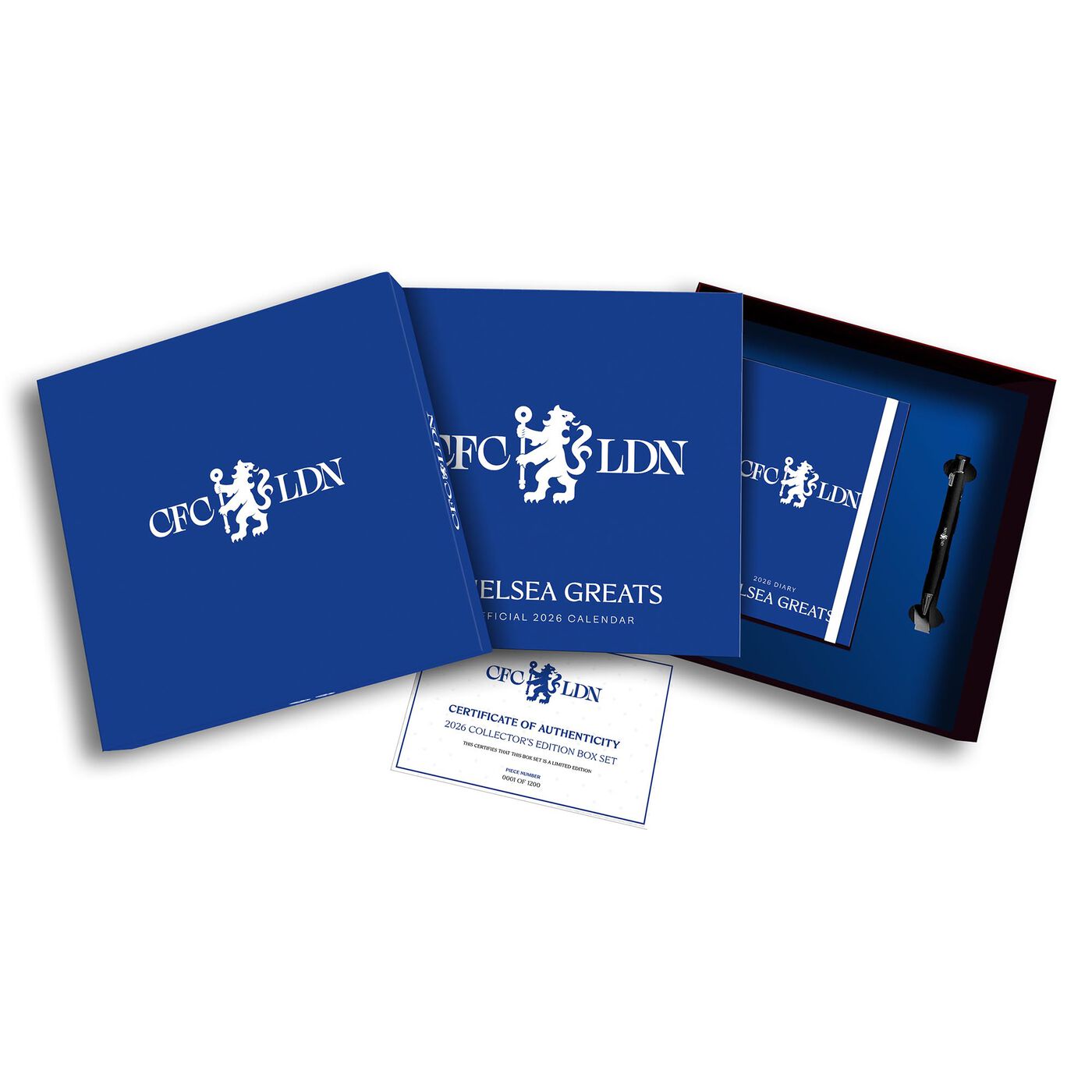 Buy Chelsea FC 2026 Calendar & Diary Musical Gift Box for GBP 19.99 ...