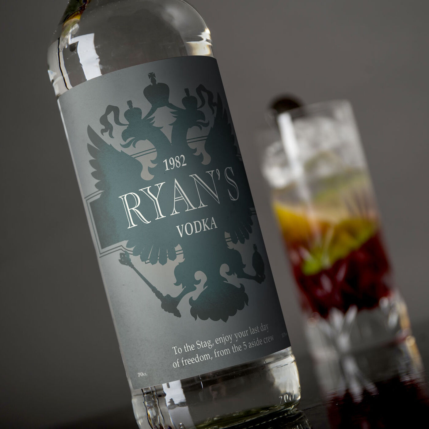 Buy Personalised Vodka - Eagle Design for GBP 36.99 | Card Factory UK