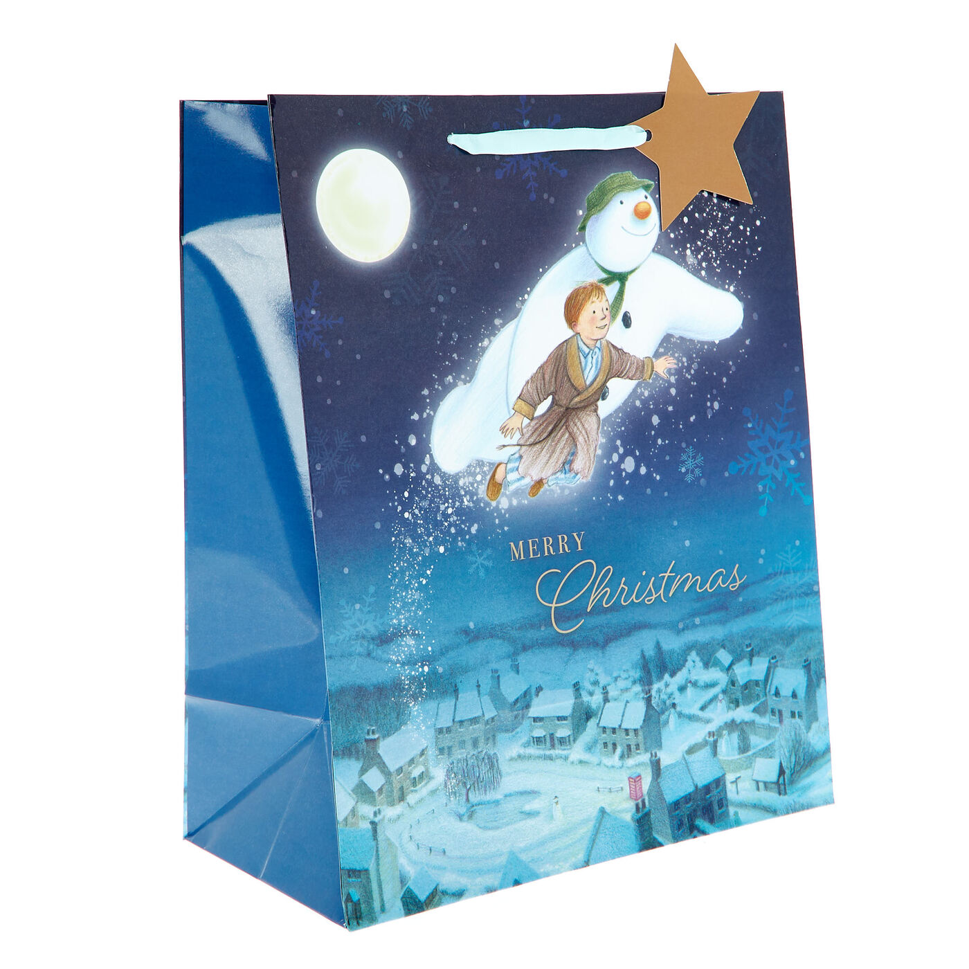 Buy Large Portrait The Snowman Christmas Gift Bag for GBP 1.49 | Card ...