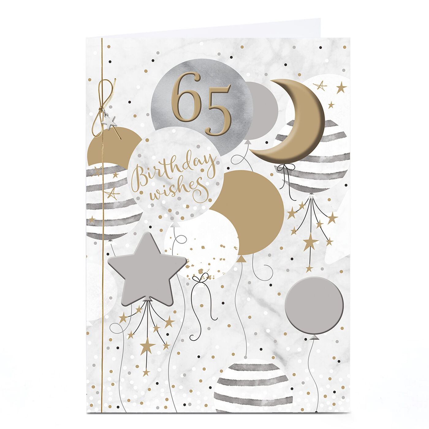 Buy Personalised 65th Birthday Card - Bundle of Balloons for GBP 1.99 ...