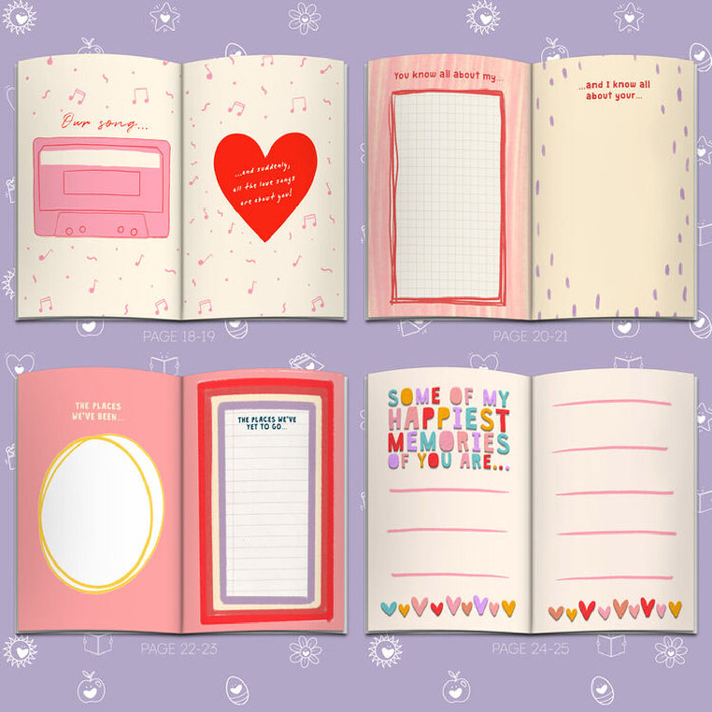 Buy Personalised A Little Book Of You & Me' Personalised Book Softback ...