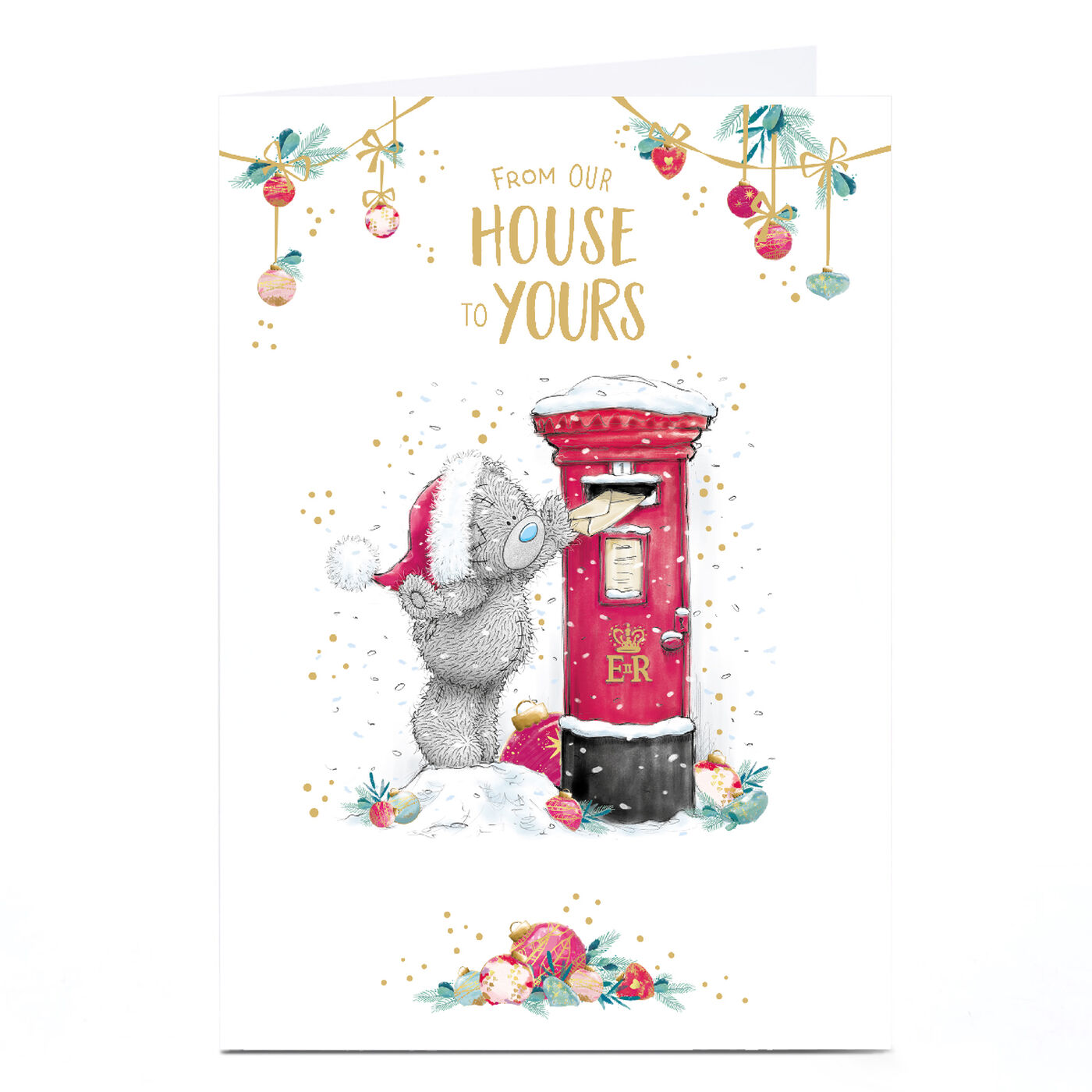 Buy Personalised Tatty Teddy Christmas Card - Christmas Postbox, Our ...