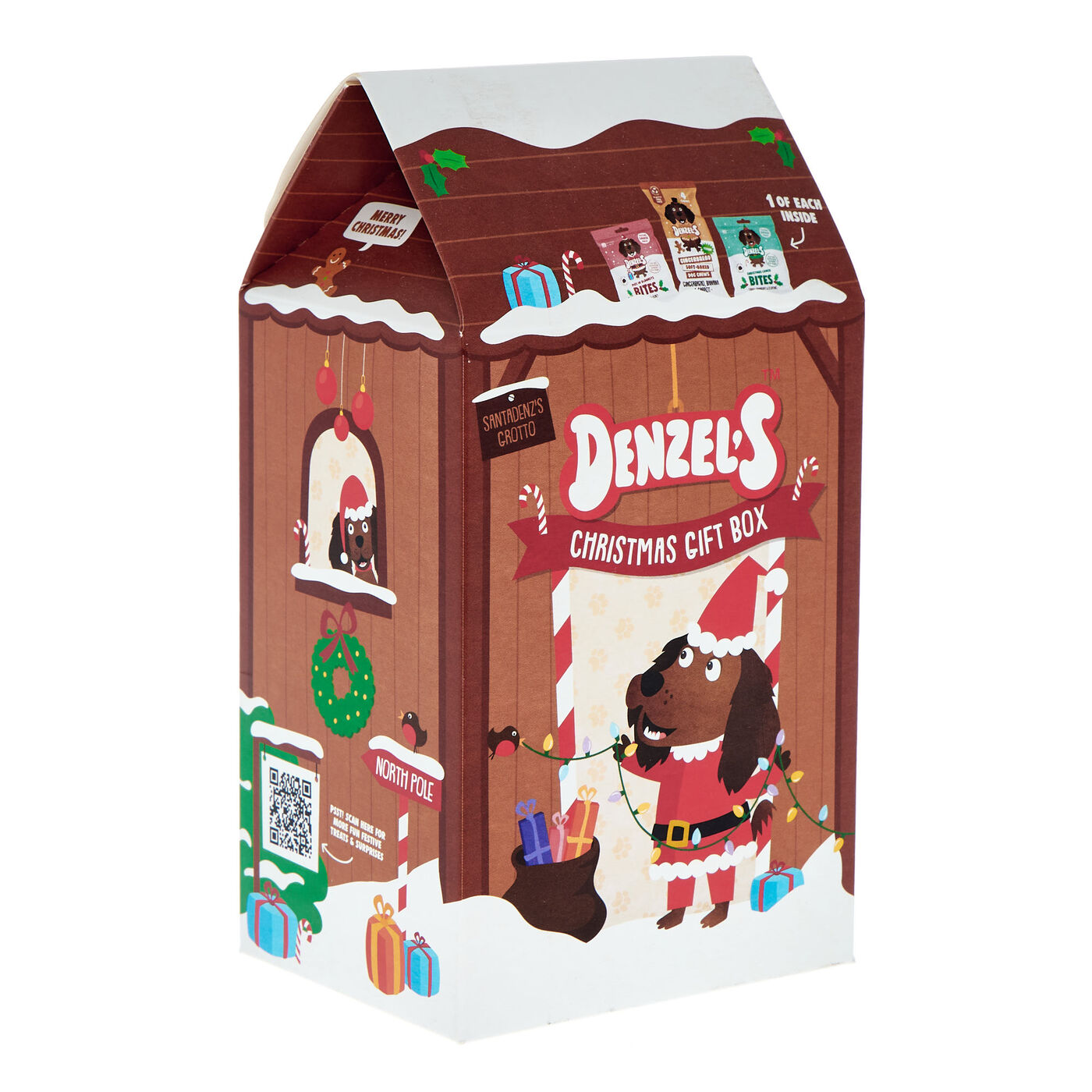 Buy Denzel's Christmas Dog Treats Gift Box for GBP 3.49 | Card Factory UK