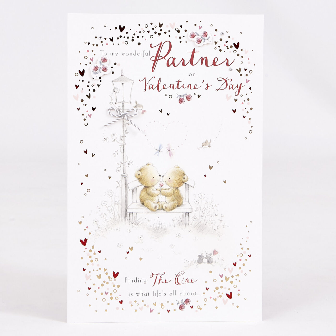 Buy Valentine's Day card - Partner Bears on Bench for GBP 1.79 | Card ...