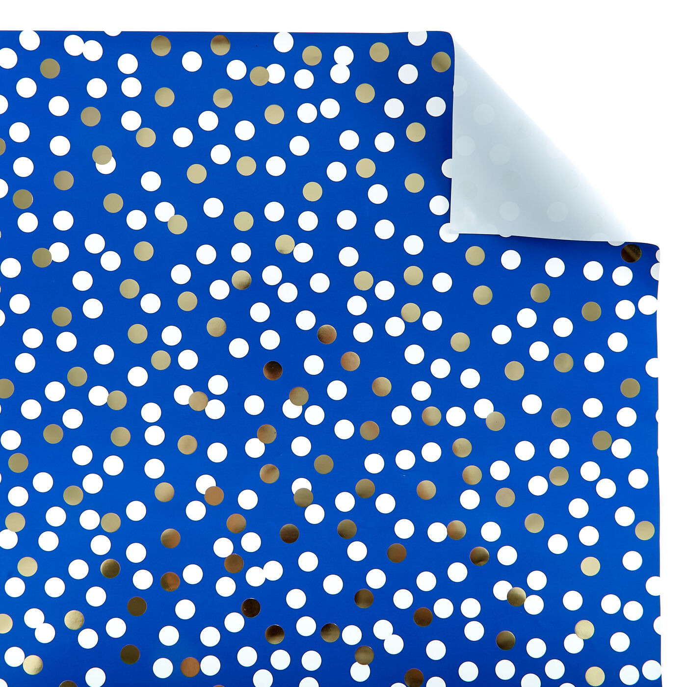 Buy Blue Spotty Wrapping Paper - 1 Sheet for GBP 0.59 | Card Factory UK