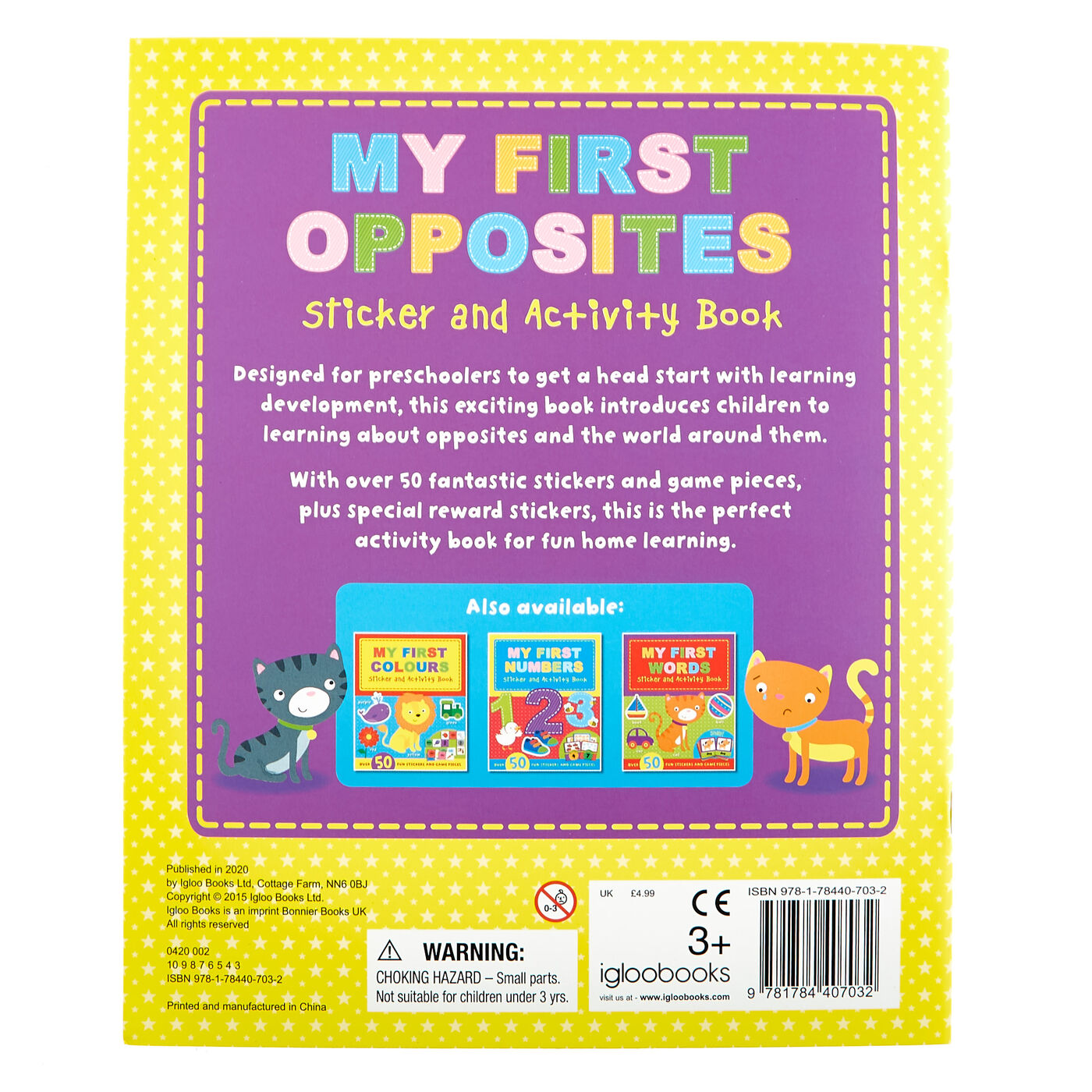 Buy My First Sticker & Activity Books - Set Of 4 for GBP 4.99 | Card ...