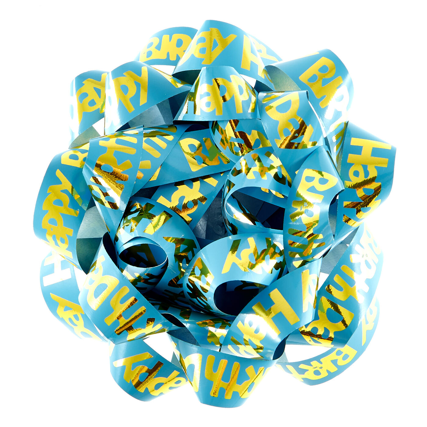 Buy Giant Blue Happy Birthday Gift Bow for GBP 0.99 | Card Factory UK
