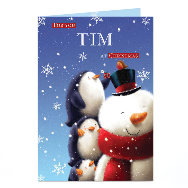 Christmas Cards for Him, Special & Funny Personalised Christmas Cards ...