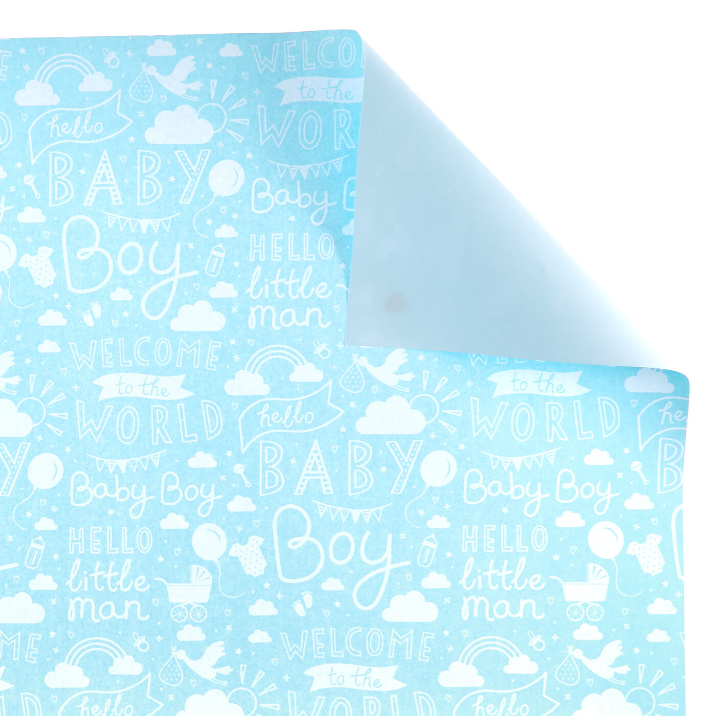 Buy Baby Boy Wrapping Paper - 1 Sheet for GBP 0.45 | Card Factory UK