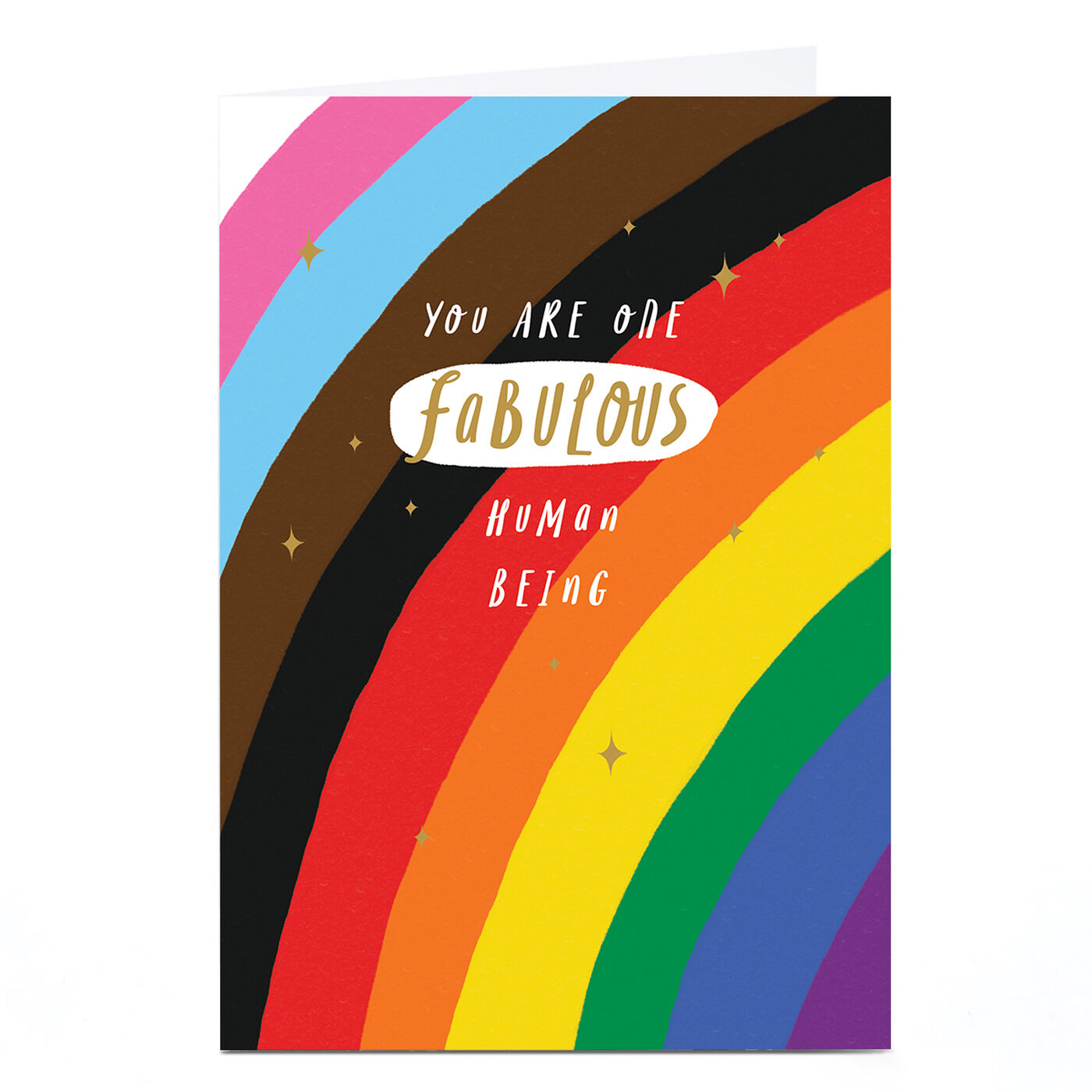 Buy Personalised Card - Rainbow Fabulous Human Being for GBP 1.99 ...