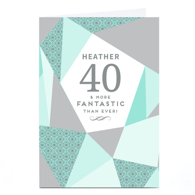 Find amazing products in 40th Birthday' today | Card Factory UK