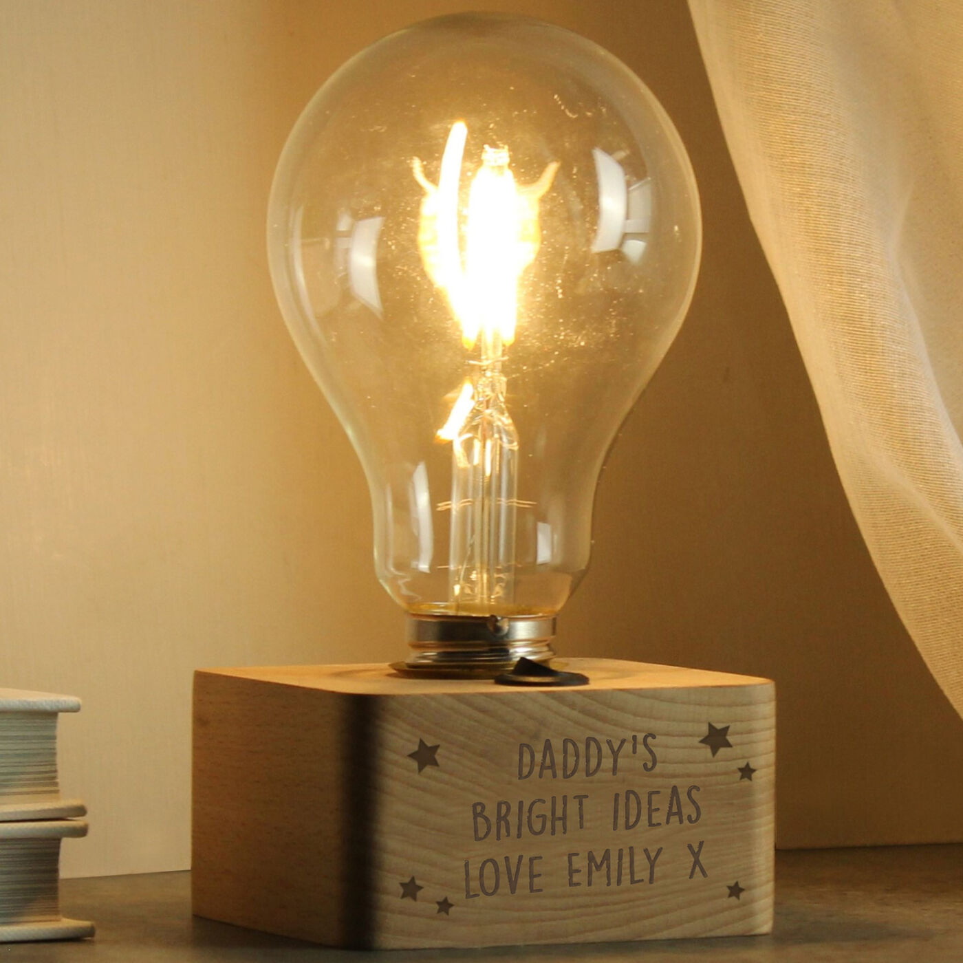 Buy Personalised Stars LED Table Lamp for GBP 14.99 | Card Factory UK