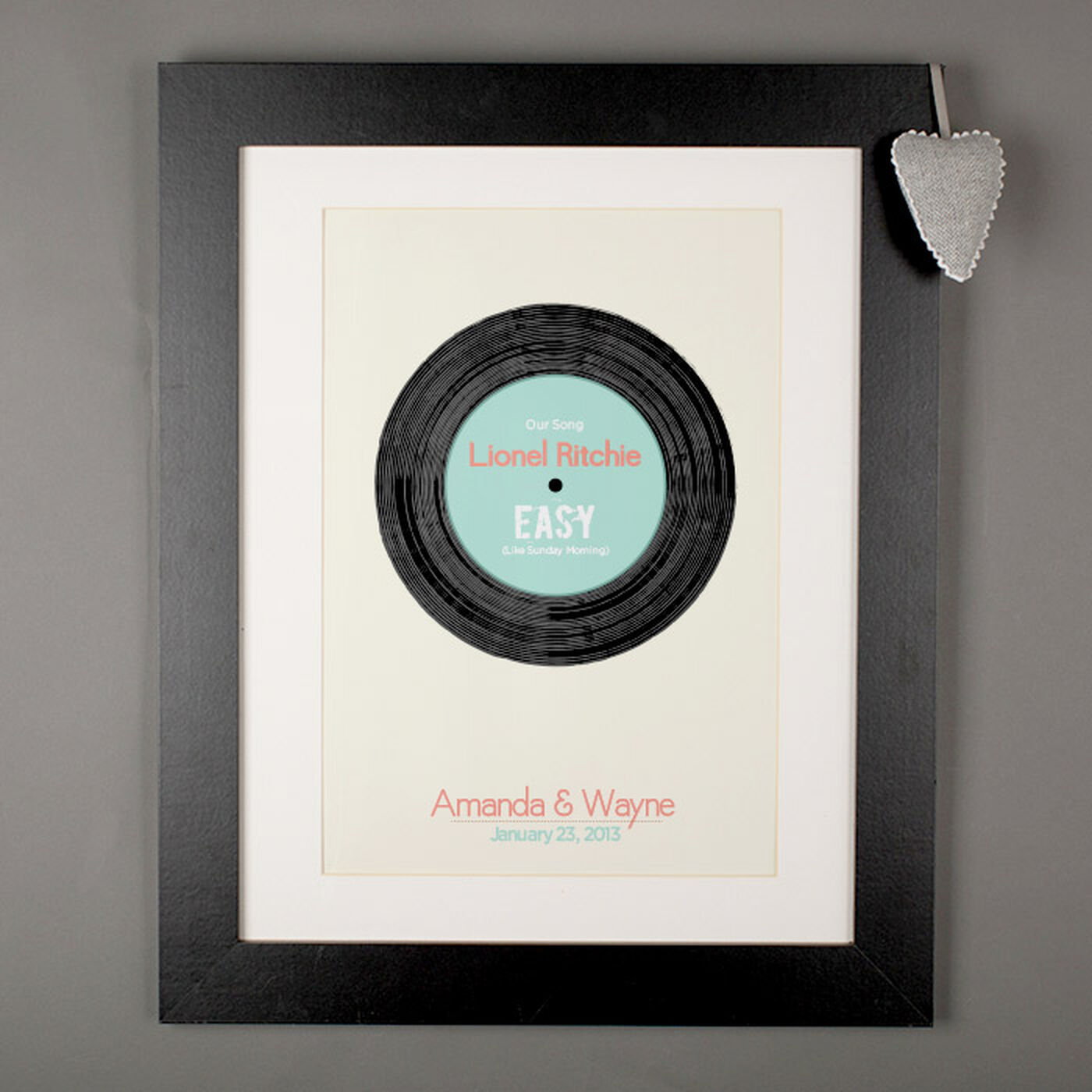 Buy Personalised Our Record Print for GBP 28.99 | Card Factory UK