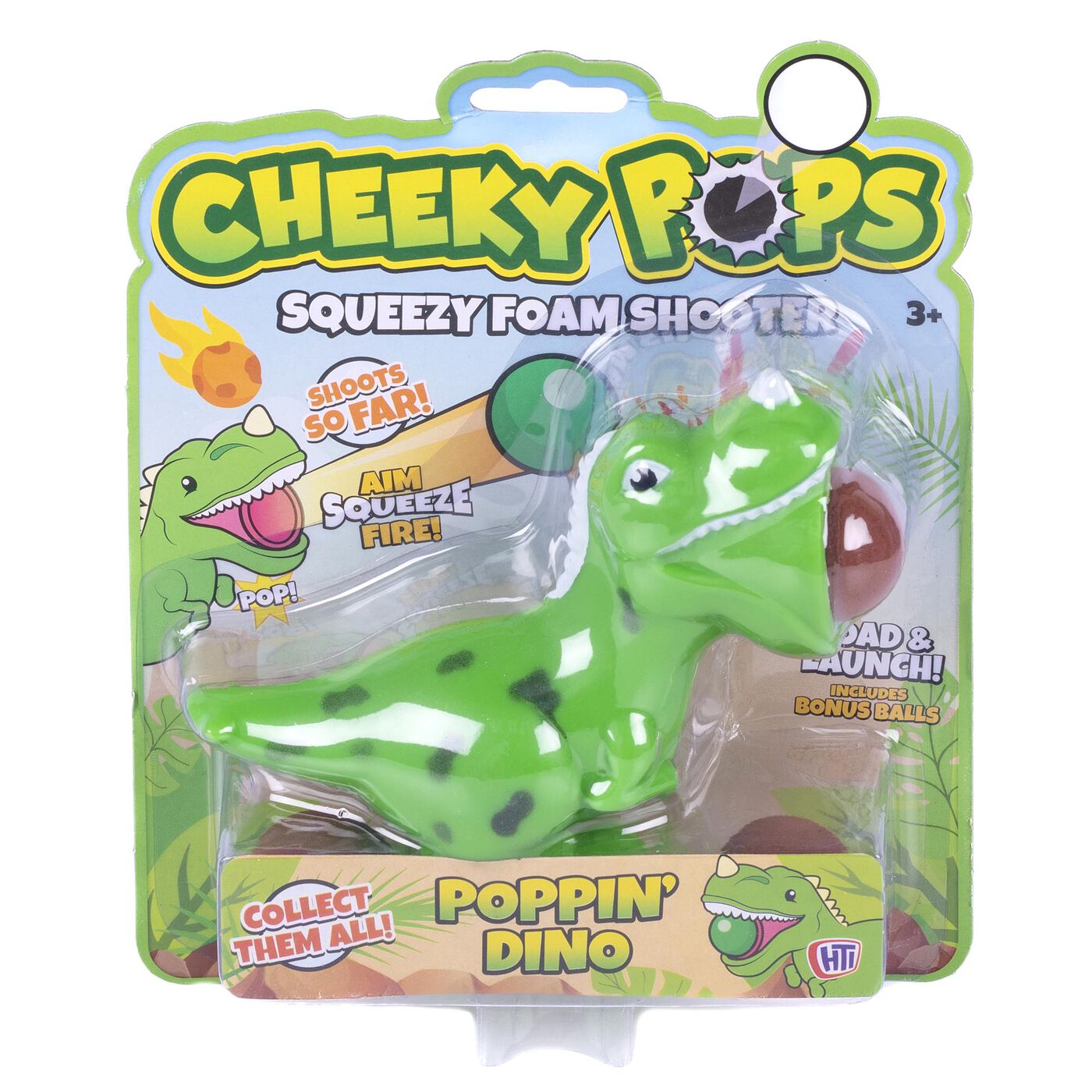 Buy Cheeky Pops Poppin' Dino Squeezy Foam Shooter for GBP 2.99 | Card ...