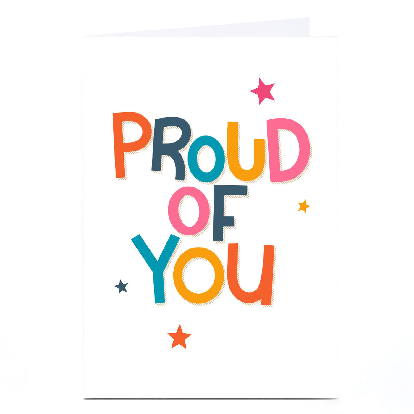 Buy Personalised Card - Proud of You for GBP 1.99 | Card Factory UK